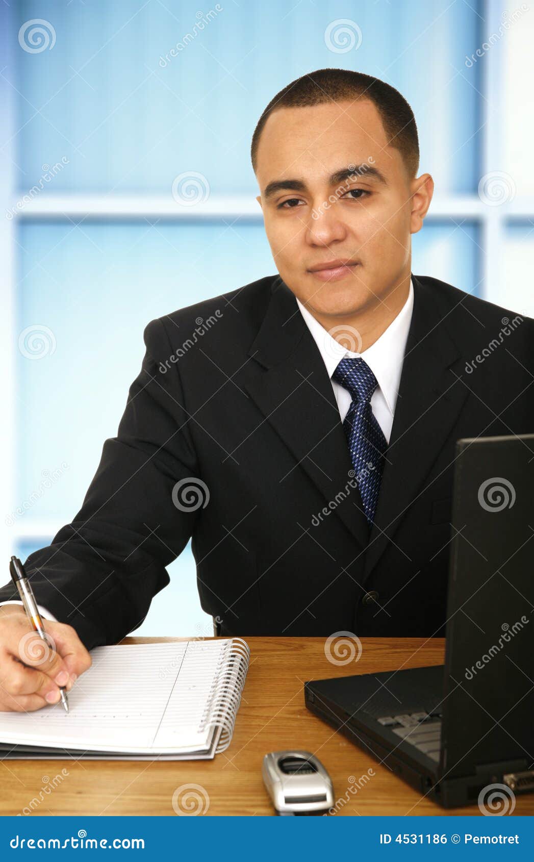 Business Man Working in His Office Stock Photo - Image of busy ...