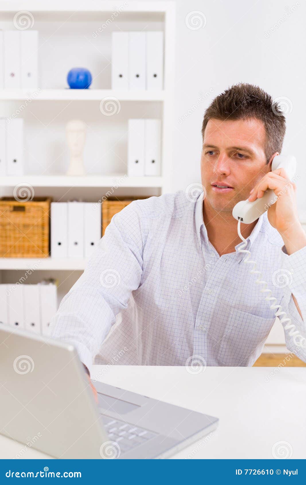 Business Man Working at Home Stock Photo - Image of businessperson ...
