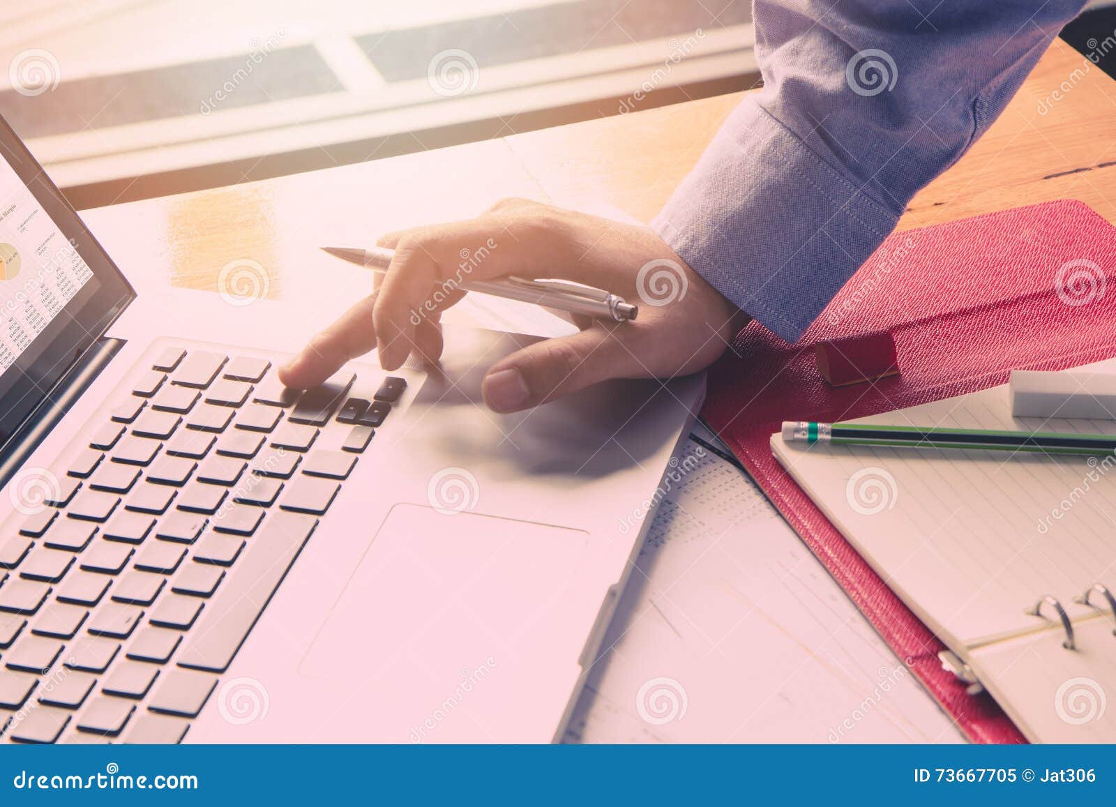 Business Man Working with Paperwork Stock Image - Image of investment ...