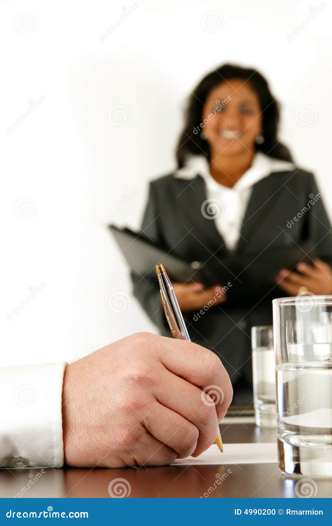 Business man writing stock photo. Image of copyspace, manager - 4990200