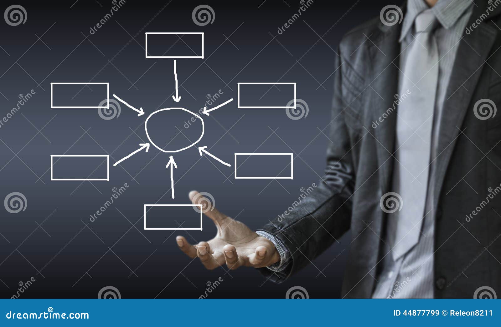 Business Man Writing Concept of Business Process Improve Stock Image ...
