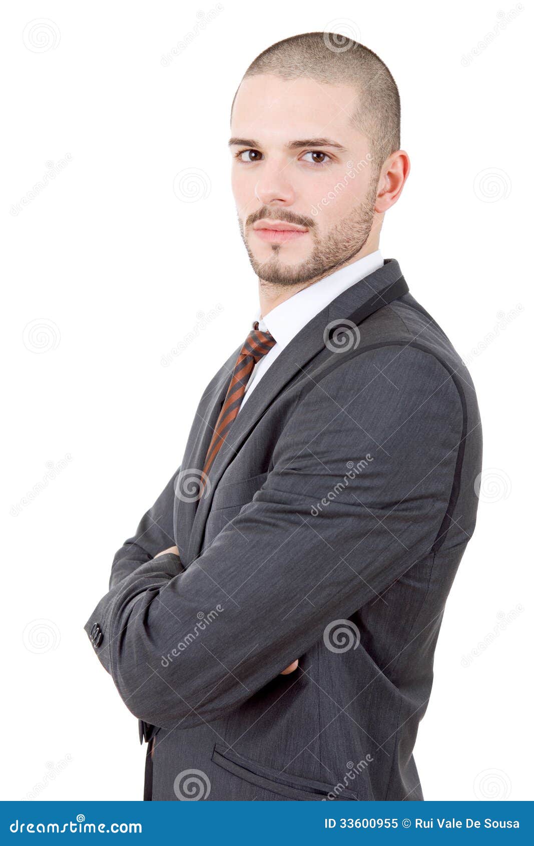 Business man stock image. Image of caucasian, staring - 33600955