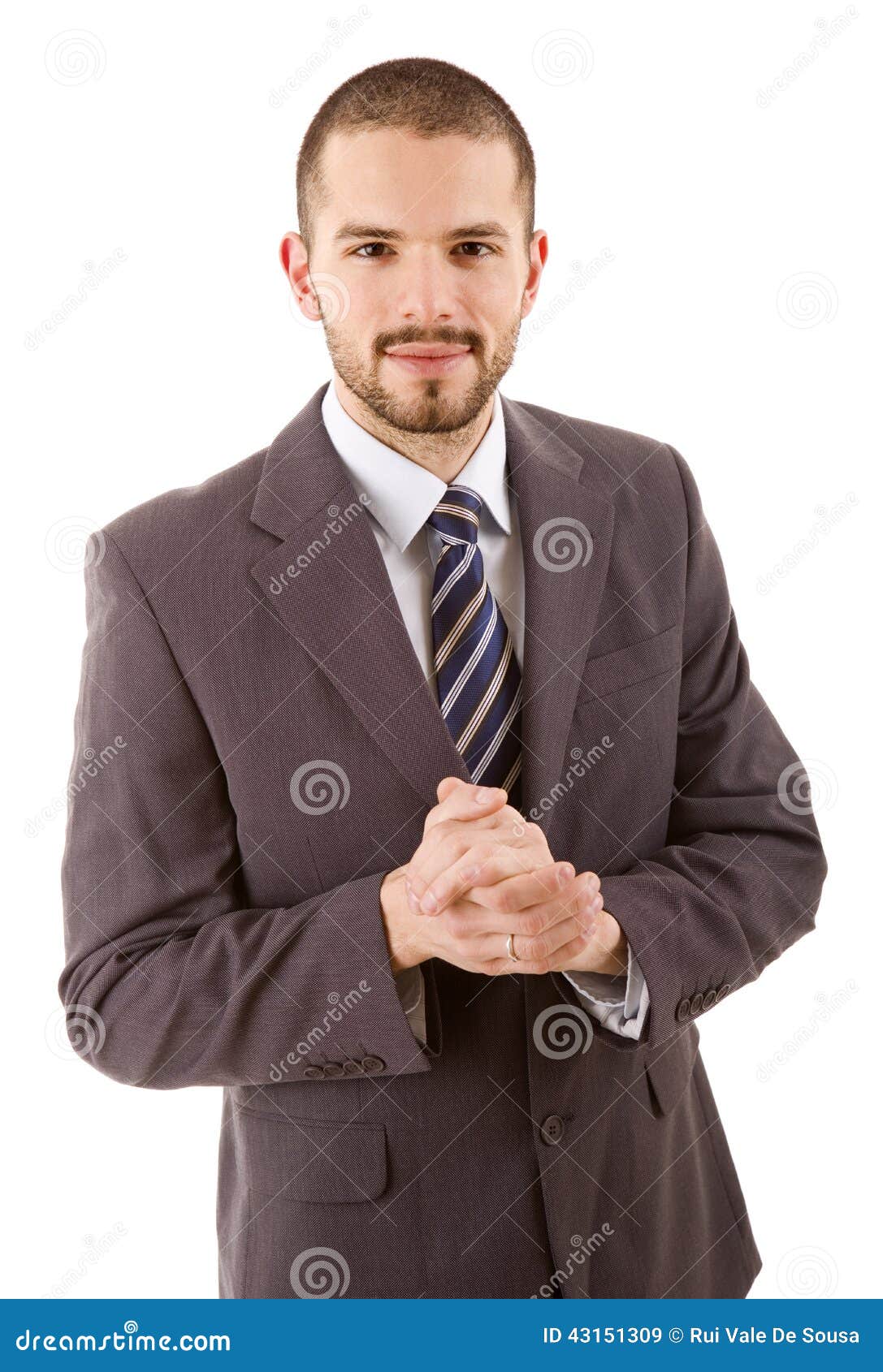 Business man stock image. Image of portrait, people, white - 43151309