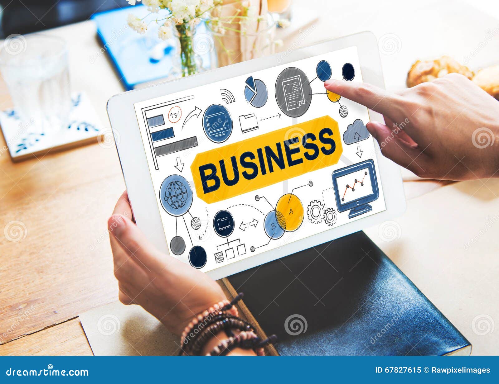 Business Management Company System Graphics Concept Stock Image - Image ...