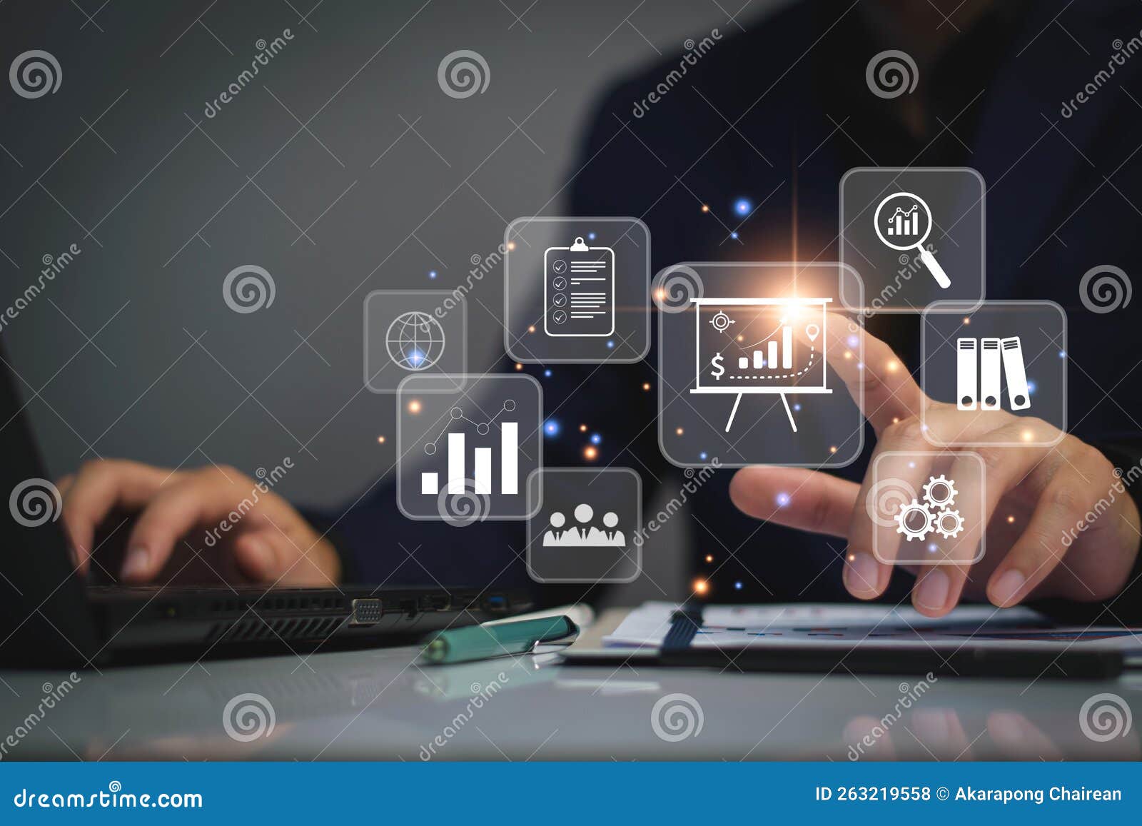 Business Management Concept. Development and Management Executives ...