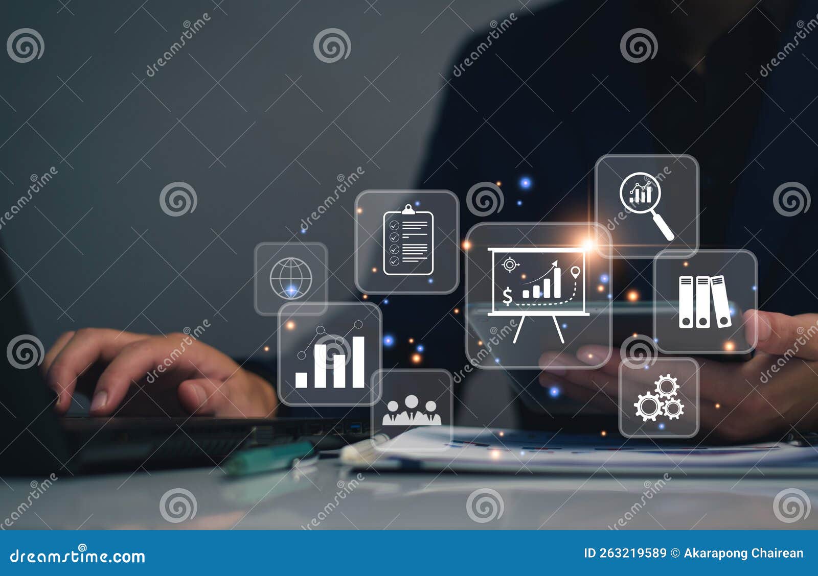 Business Management Concept. Development and Management Executives ...