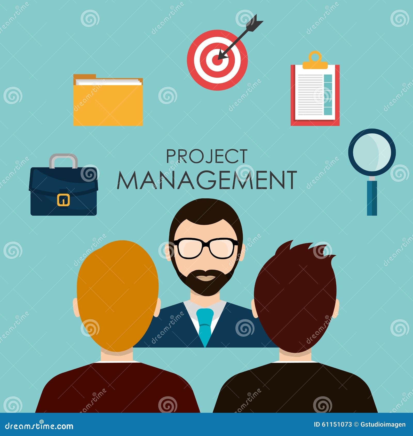 Business management design stock vector. Illustration of businesspeople ...