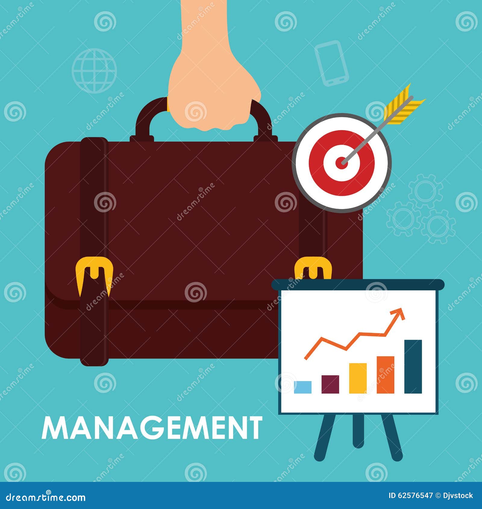 Business Management Graphic Stock Vector - Illustration of development ...