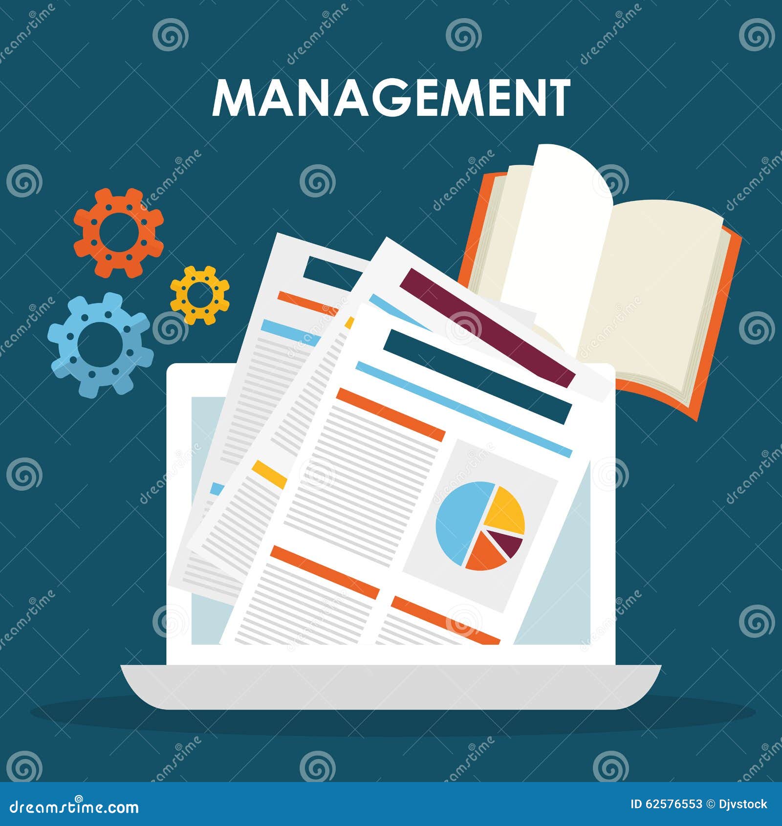 Business Management Graphic Stock Vector - Illustration of plan ...