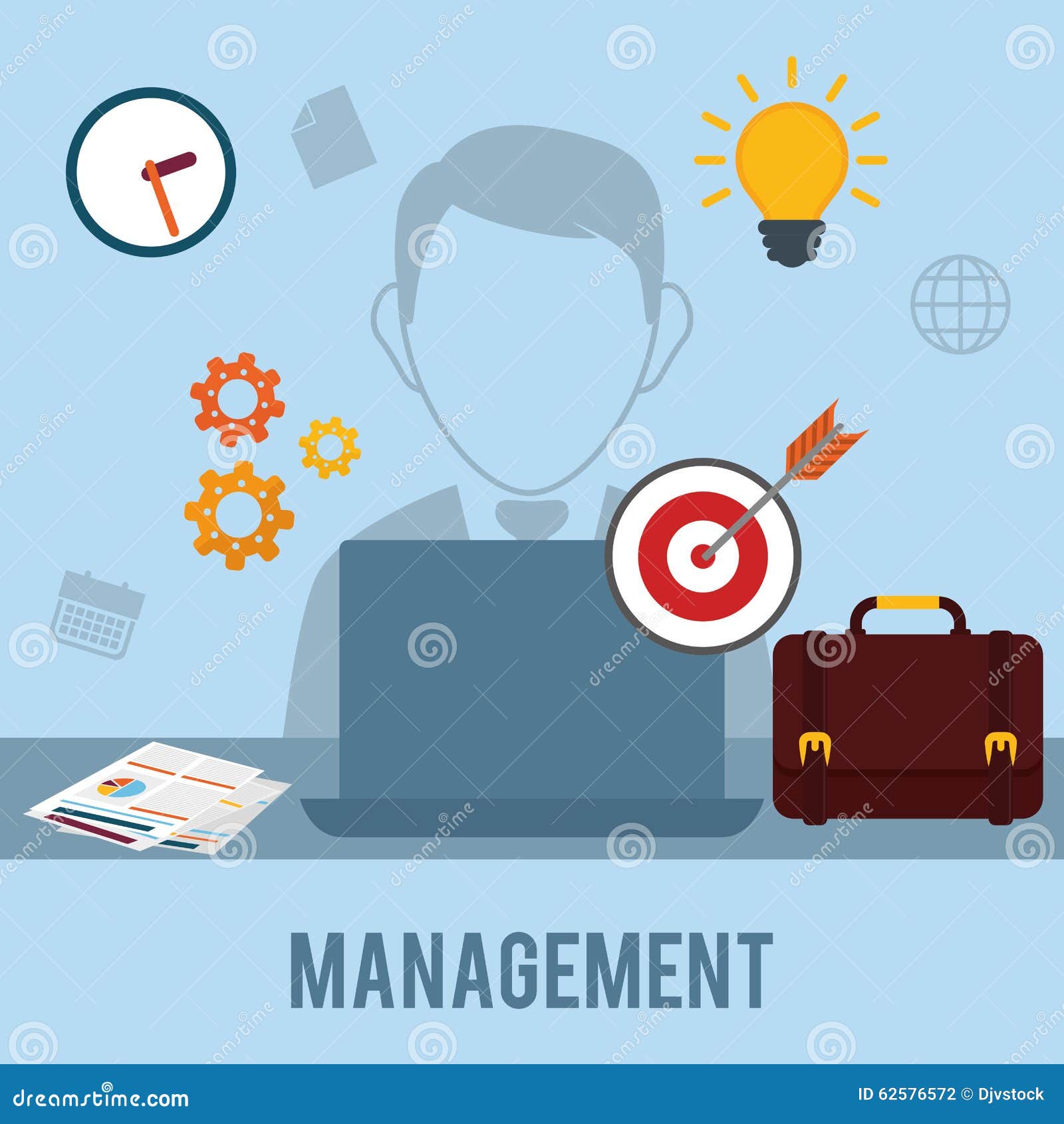 Business Management Graphic Stock Vector - Illustration of people ...