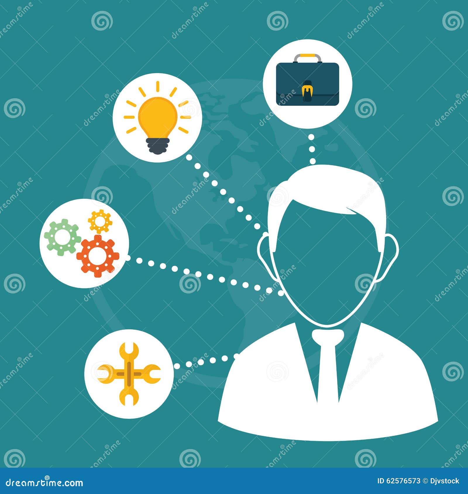 Business Management Graphic Stock Vector - Illustration of plan ...