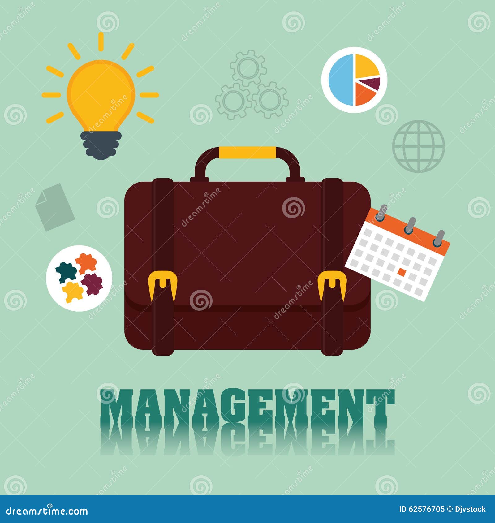Business Management Graphic Stock Vector - Illustration of report ...