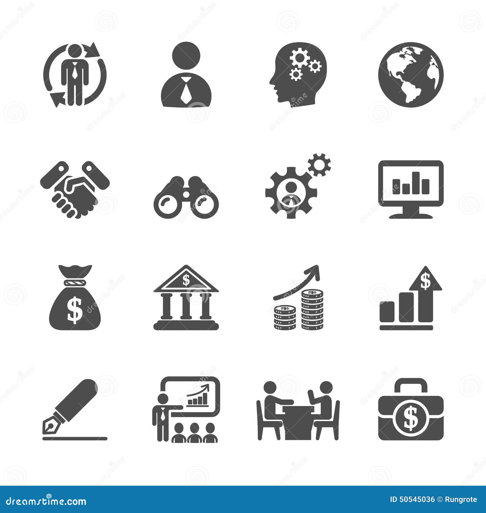 Management Icon With Research Sign. Management Icon And Explore, Find ...