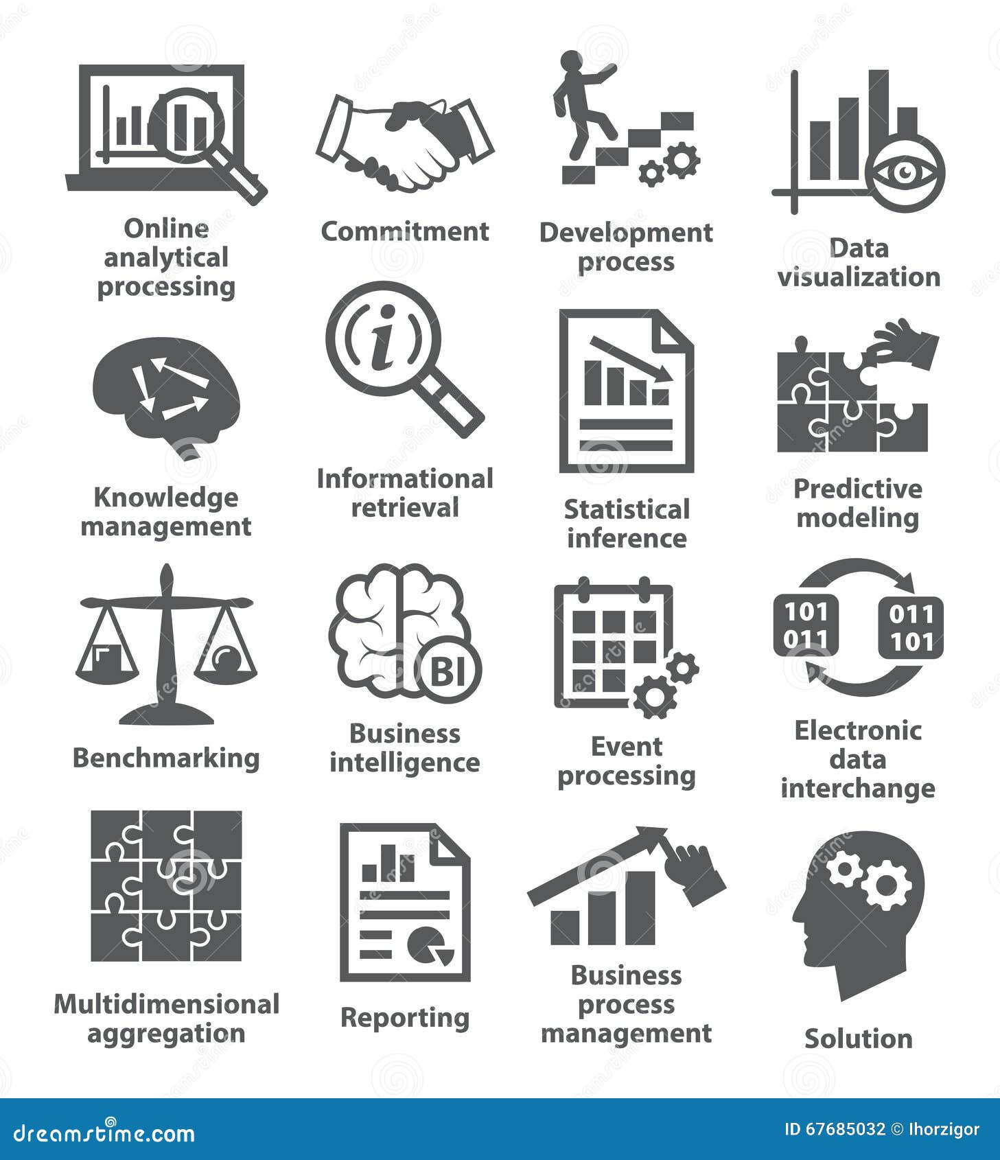 Statistical Inference Icon. Simple Element From Business Intelligence ...