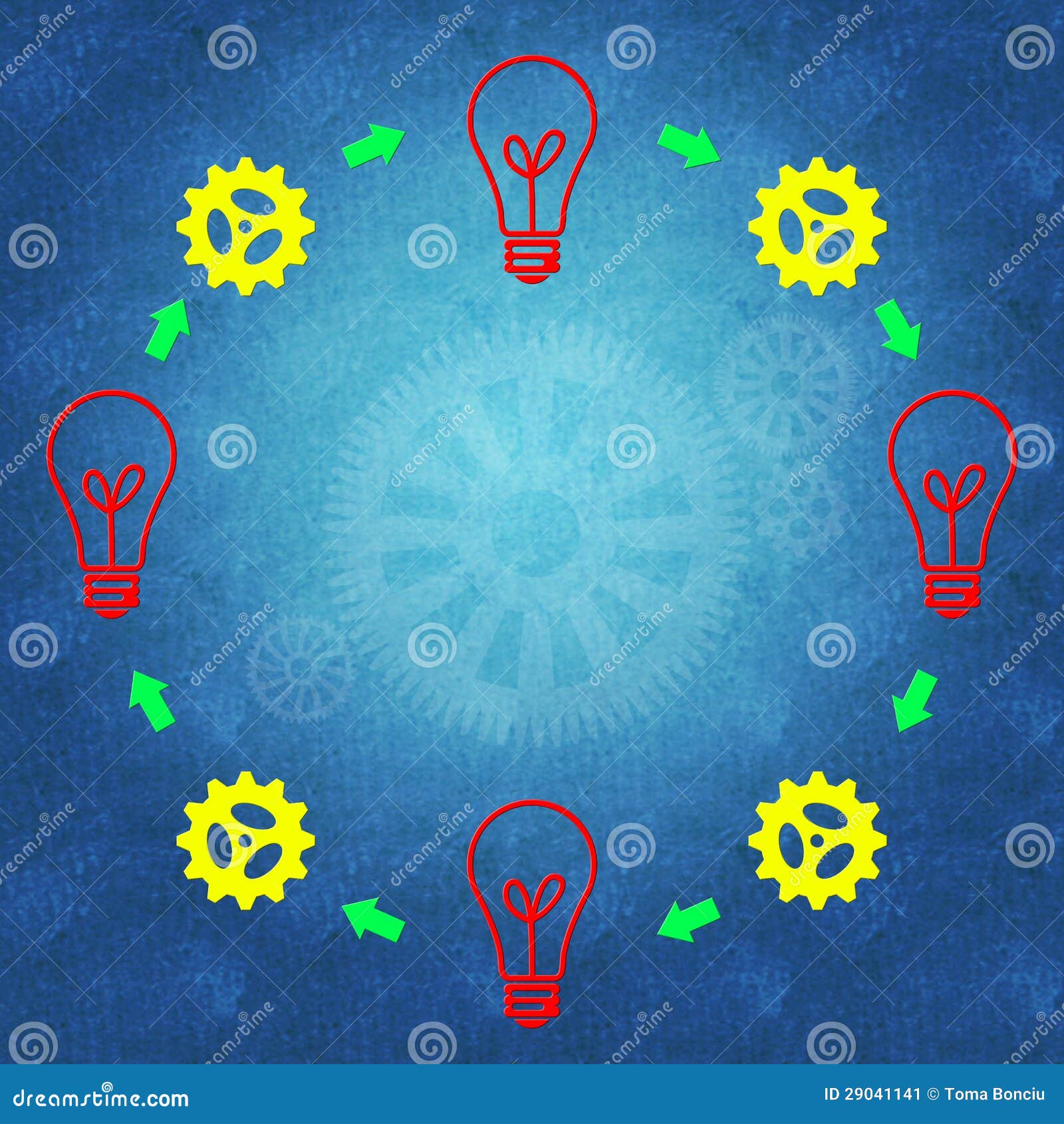 Business Management Process Stock Illustration - Illustration of ...
