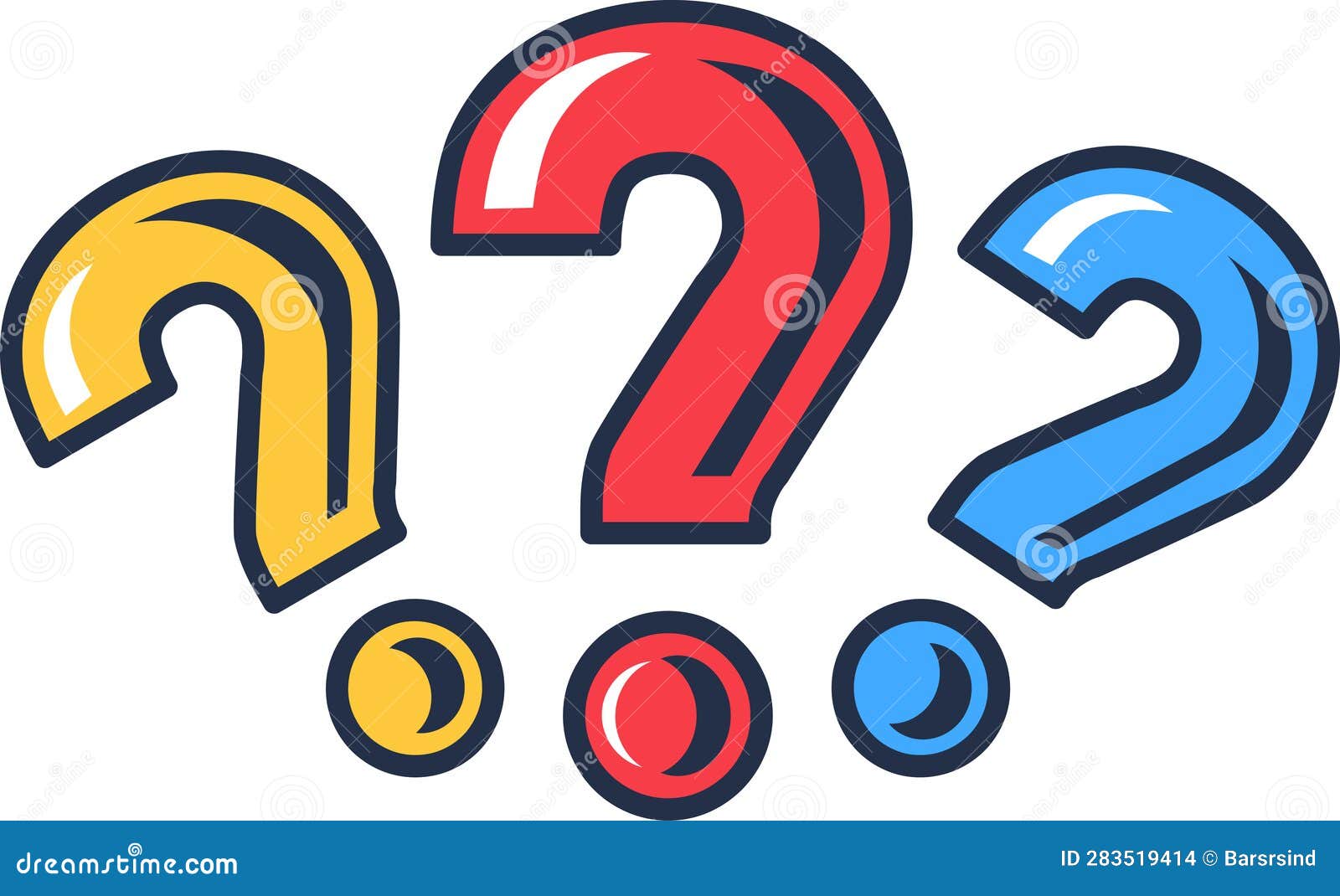 Business Management Question Outline Stroke Icon Stock Vector ...