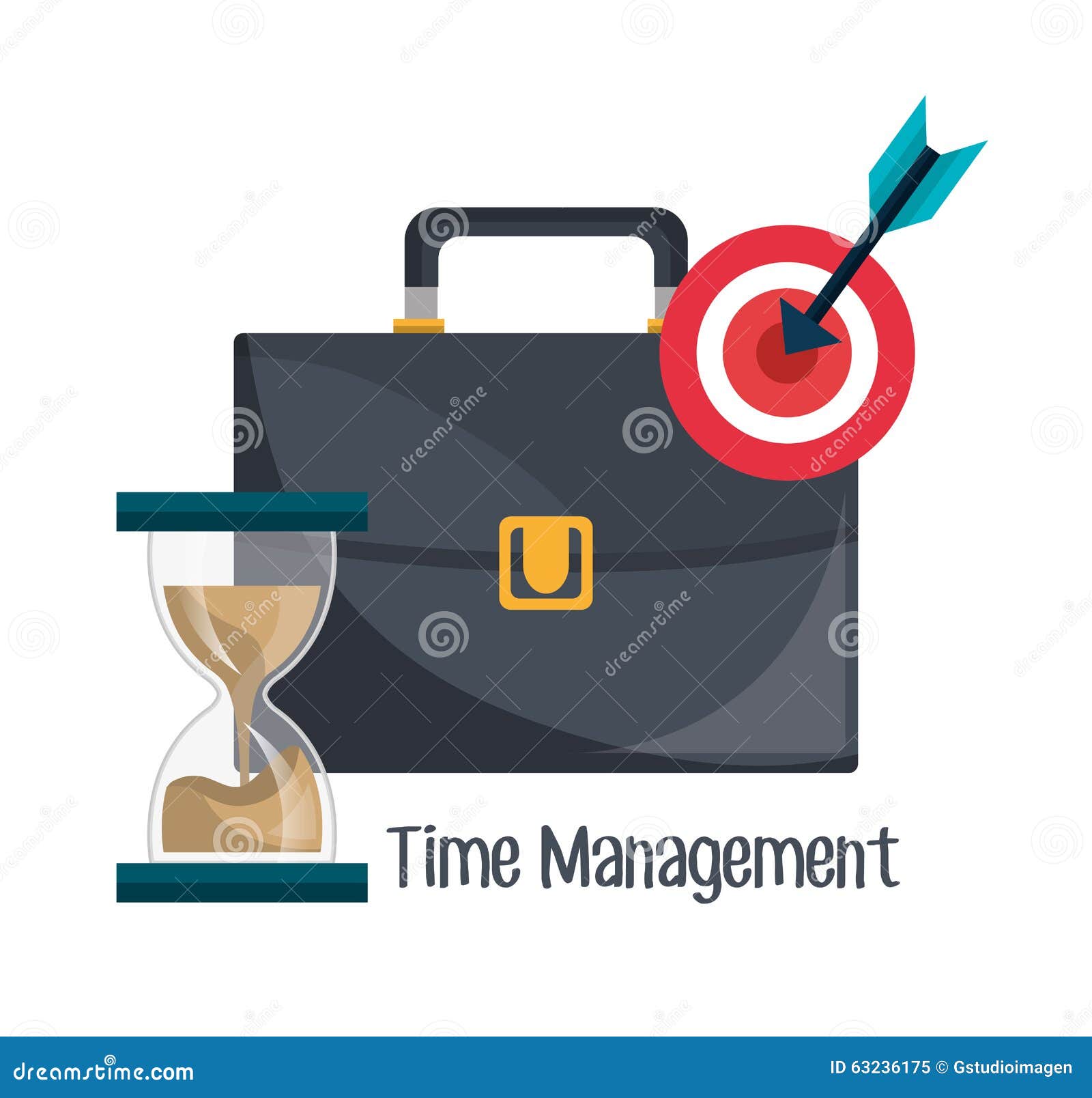 Business and Management Time Stock Illustration - Illustration of ...