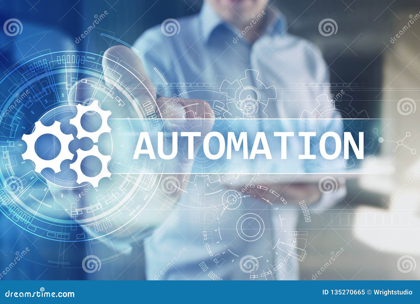 Industry, Innovation And Infrastructure Color Button. Corporate Social ...