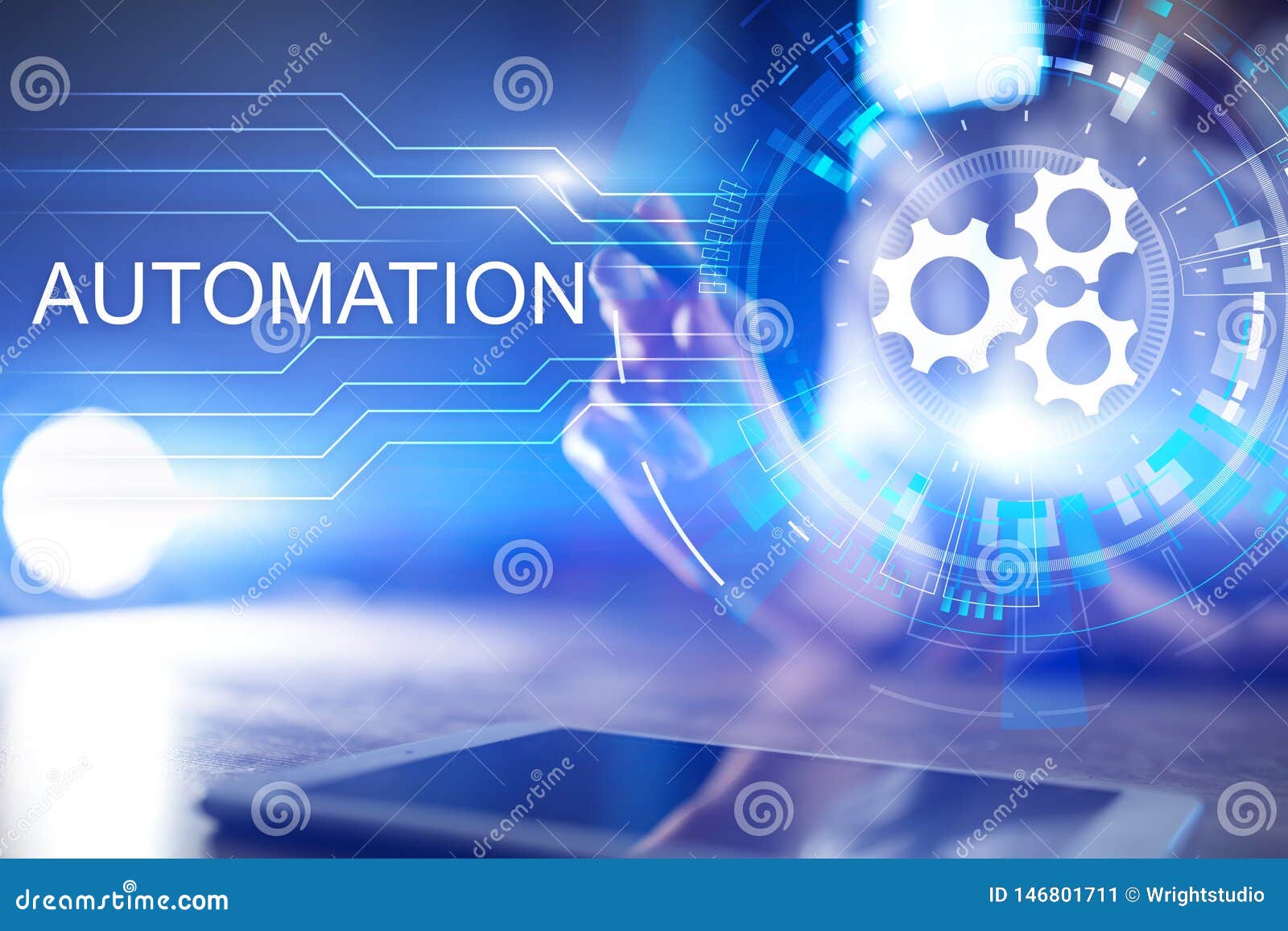 Industry, Innovation And Infrastructure Color Button. Corporate Social ...