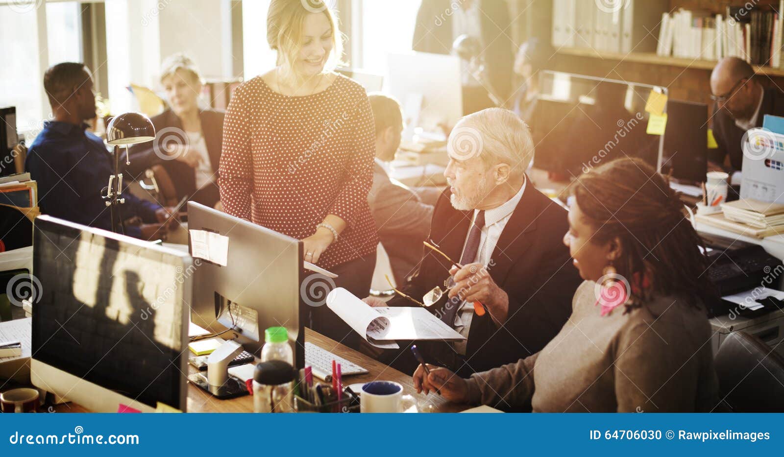 Business Marketing Team Discussion Planning Concept Stock Photo - Image ...