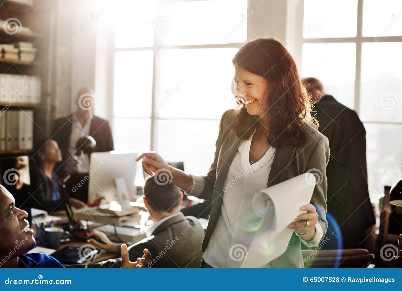 Business Marketing Team Discussion Planning Concept Stock Photo - Image ...