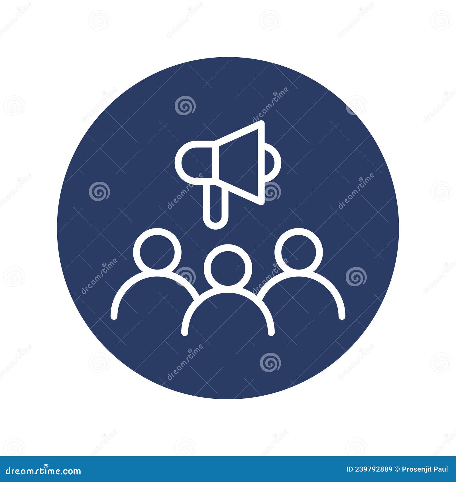 Business Marketing Team Icon Stock Vector - Illustration of concept ...