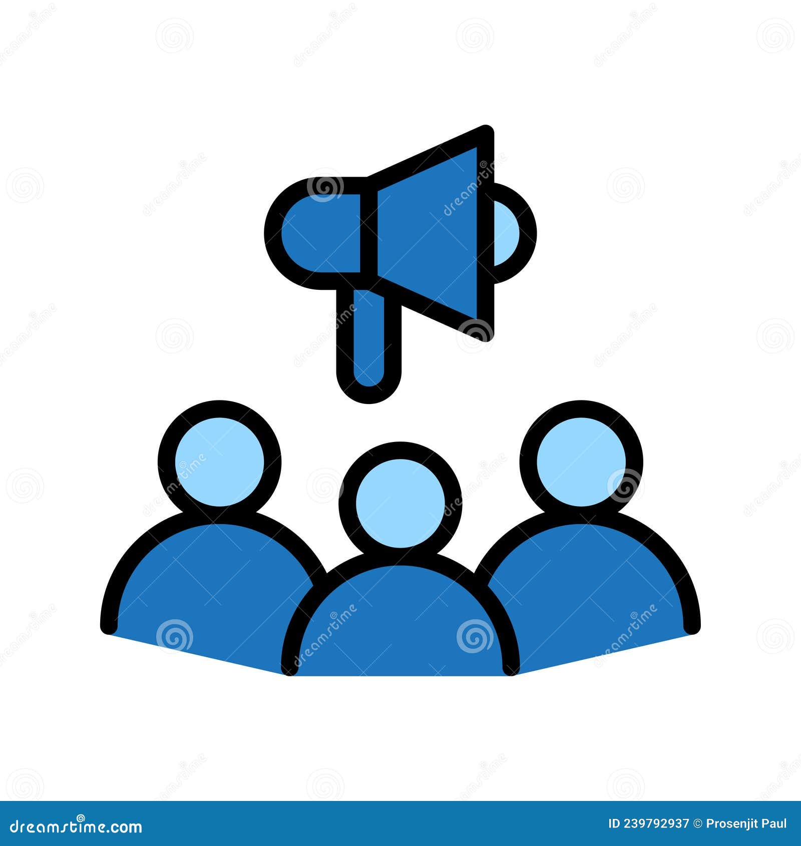 Business Marketing Team Icon Stock Vector - Illustration of icon ...