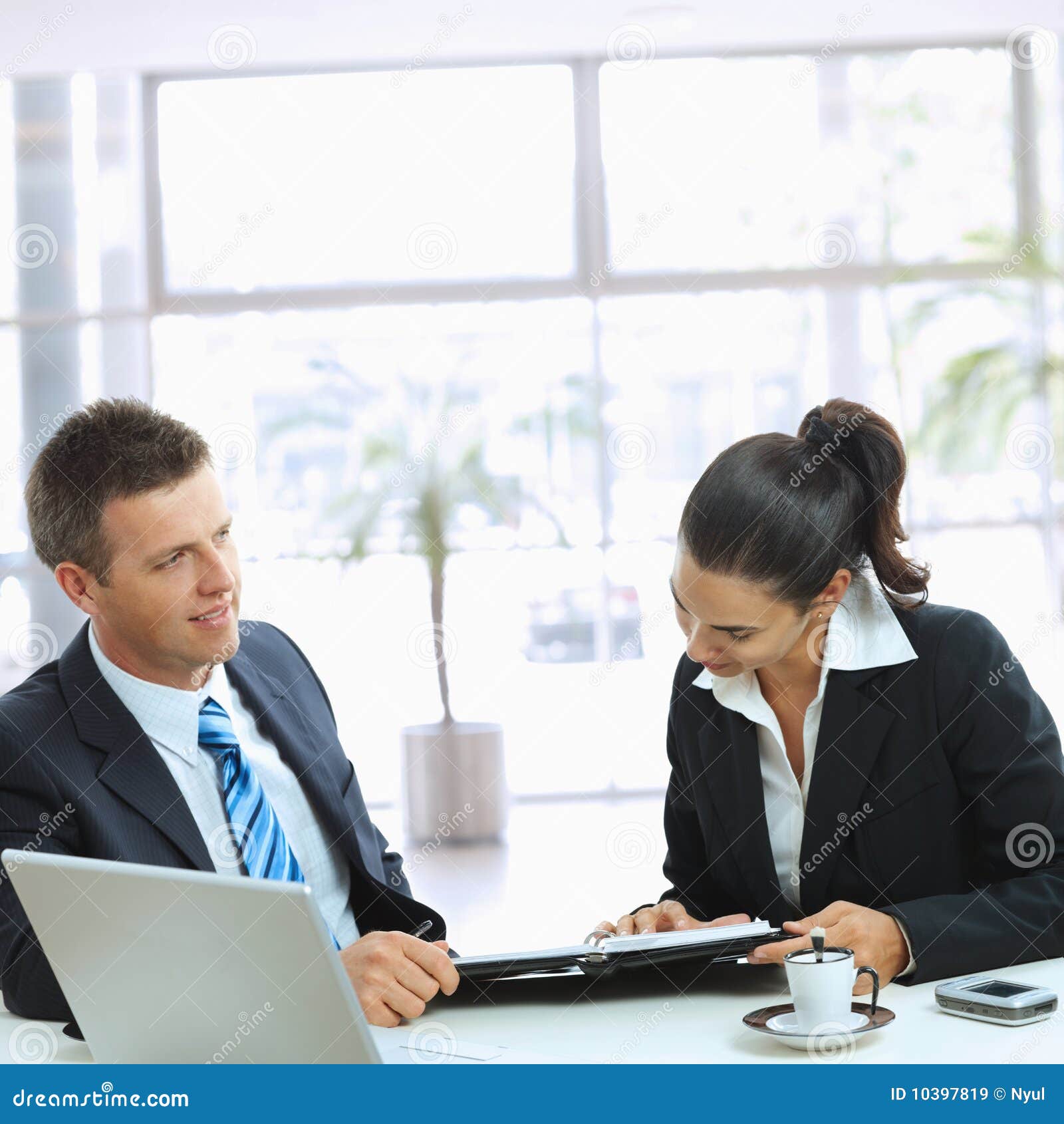 Business meeting stock image. Image of coffee, good, businesspeople ...