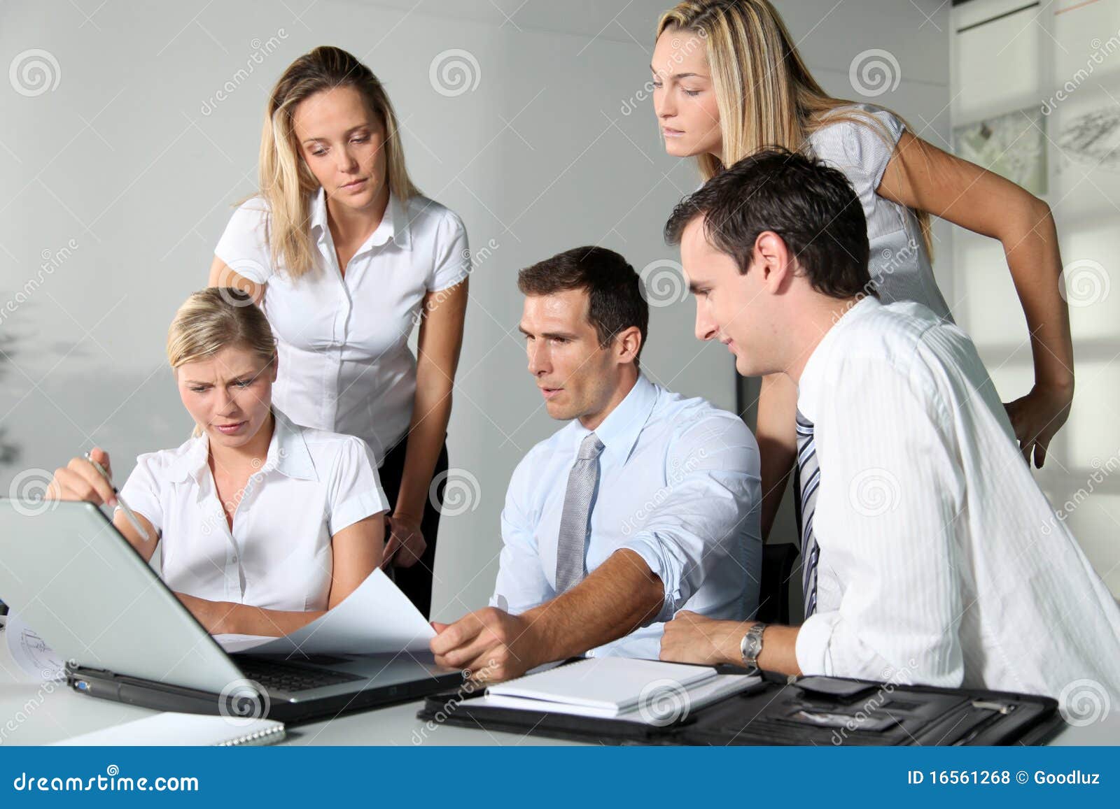 Business meeting stock photo. Image of indoors, caucasian - 16561268