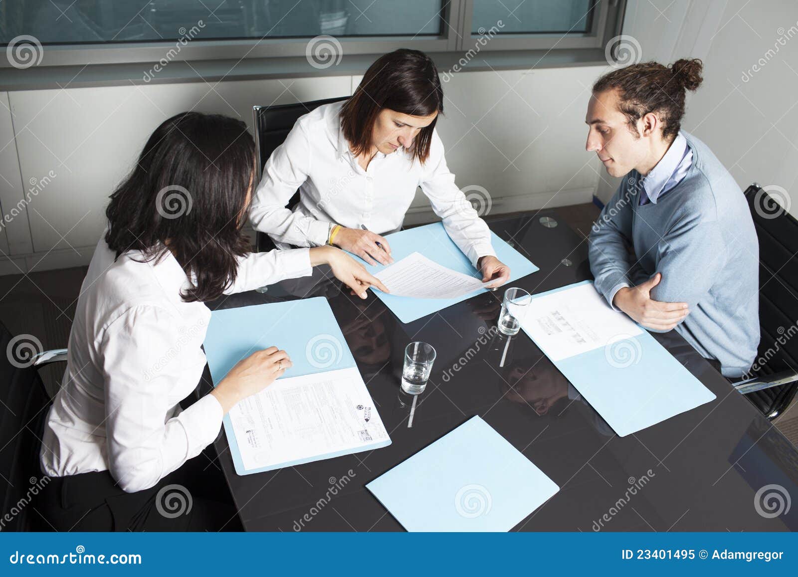 Business meeting stock image. Image of business, discussing - 23401495