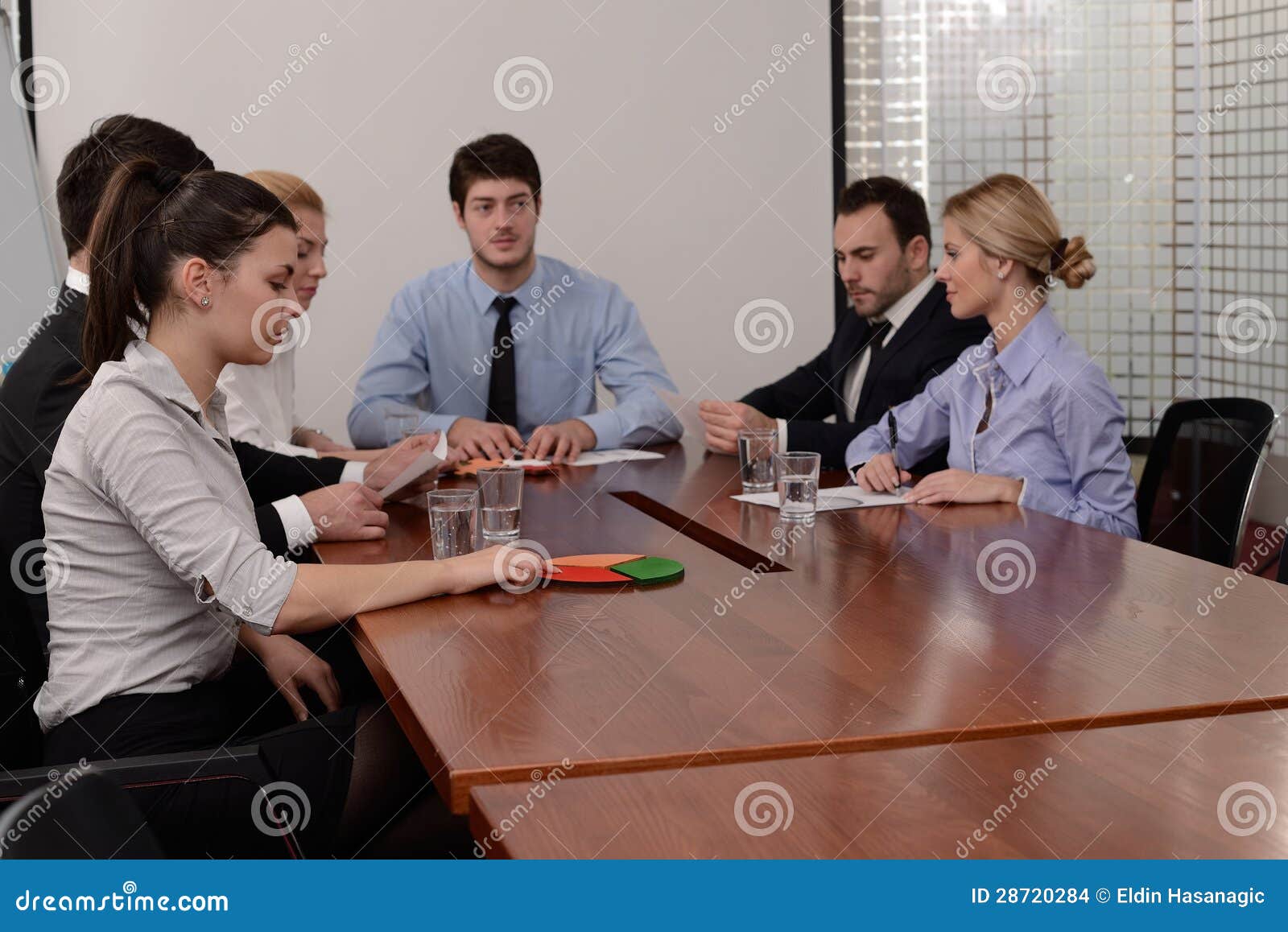 Business meeting stock photo. Image of cooperation, communication ...