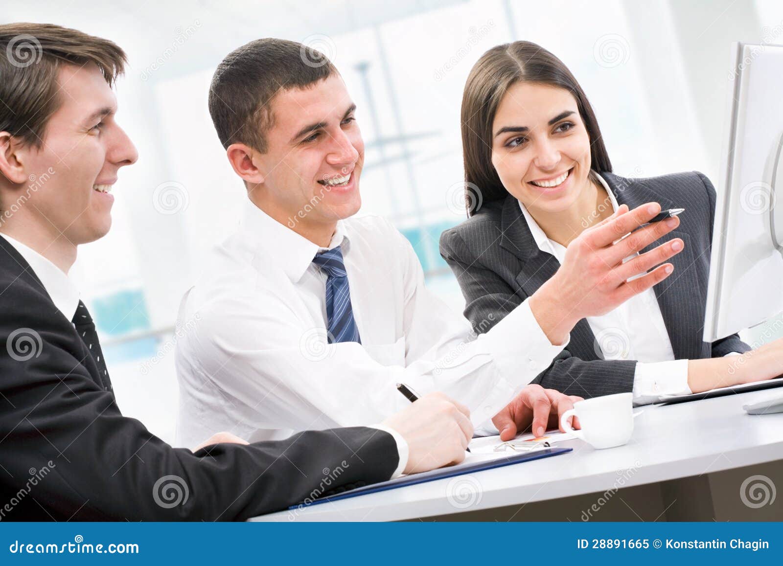 Business meeting stock image. Image of corporation, contemporary - 28891665