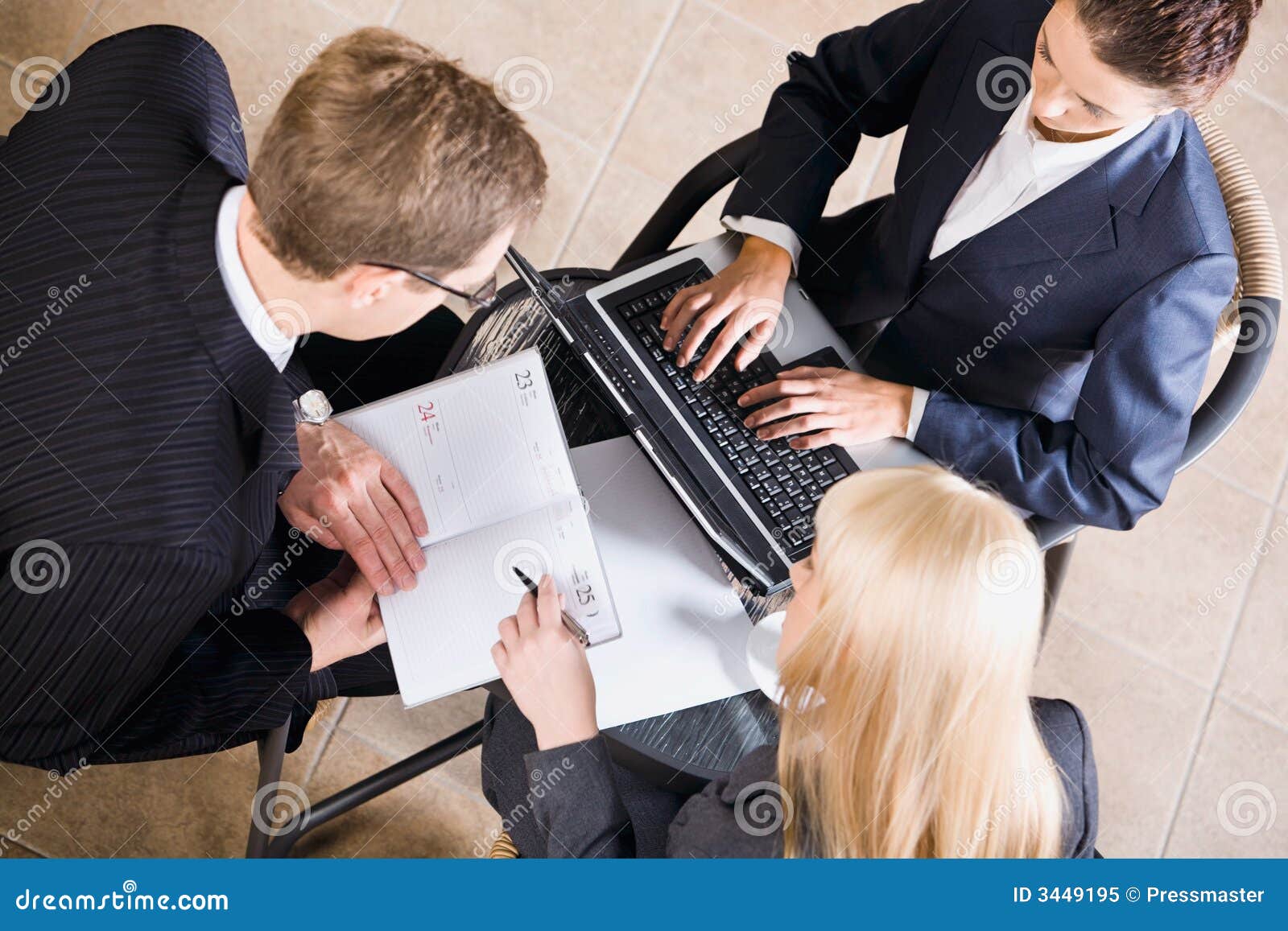 Business meeting stock image. Image of employee, boss - 3449195