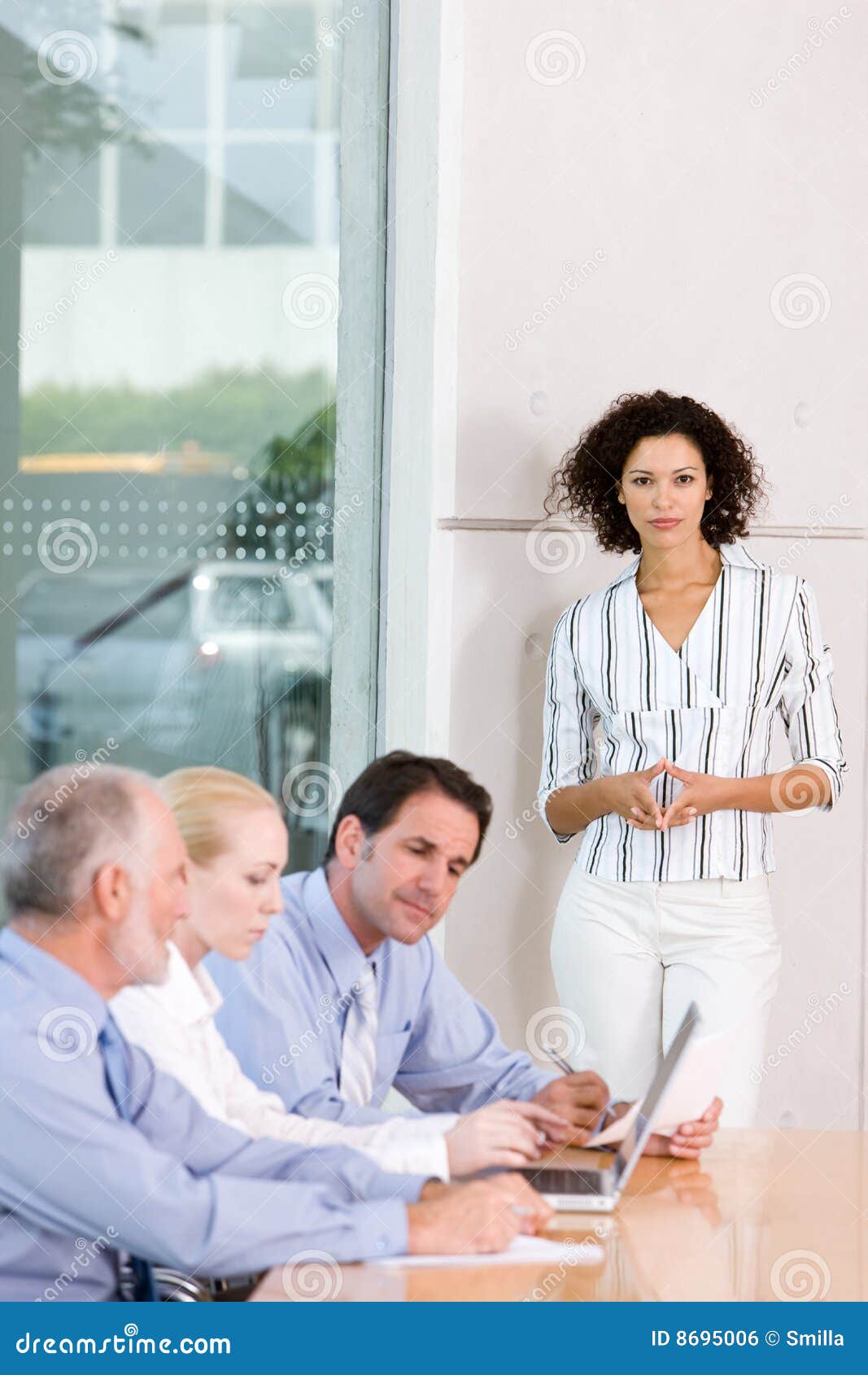 Business meeting stock photo. Image of attractive, meeting - 8695006