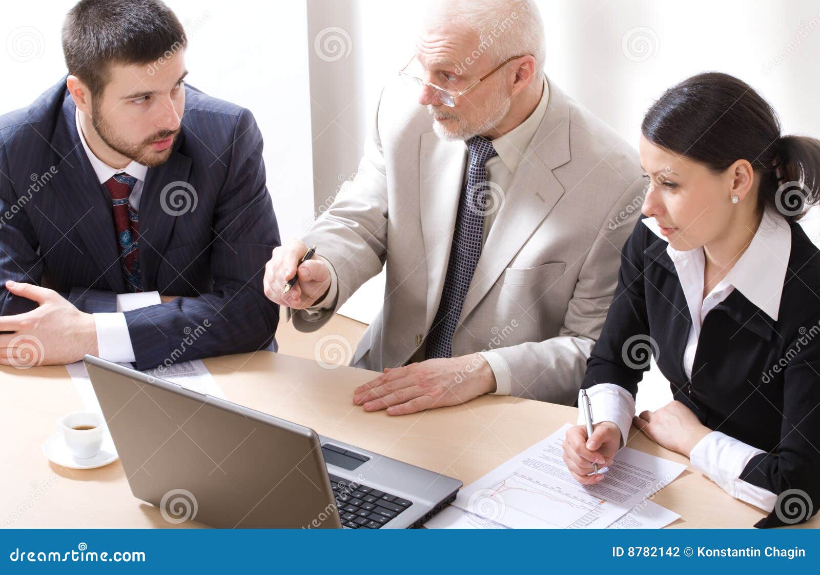 Business meeting stock photo. Image of meeting, employee - 8782142