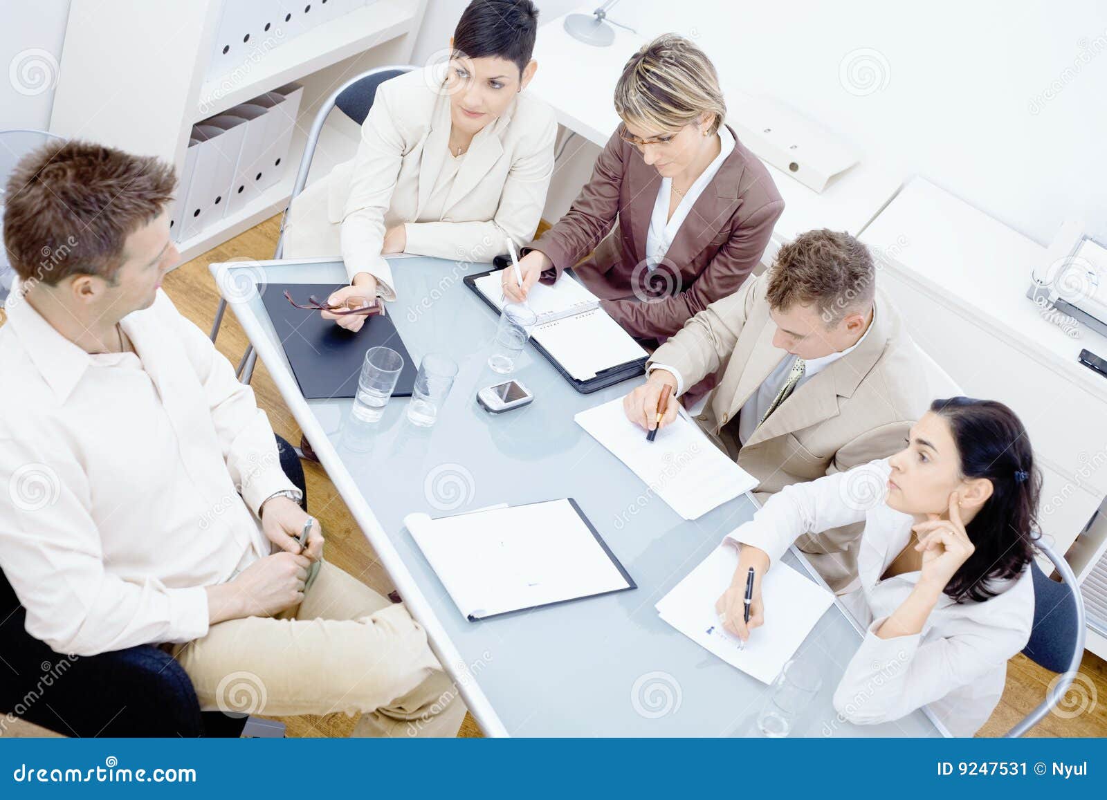 Business meeting stock image. Image of businesspeople - 9247531