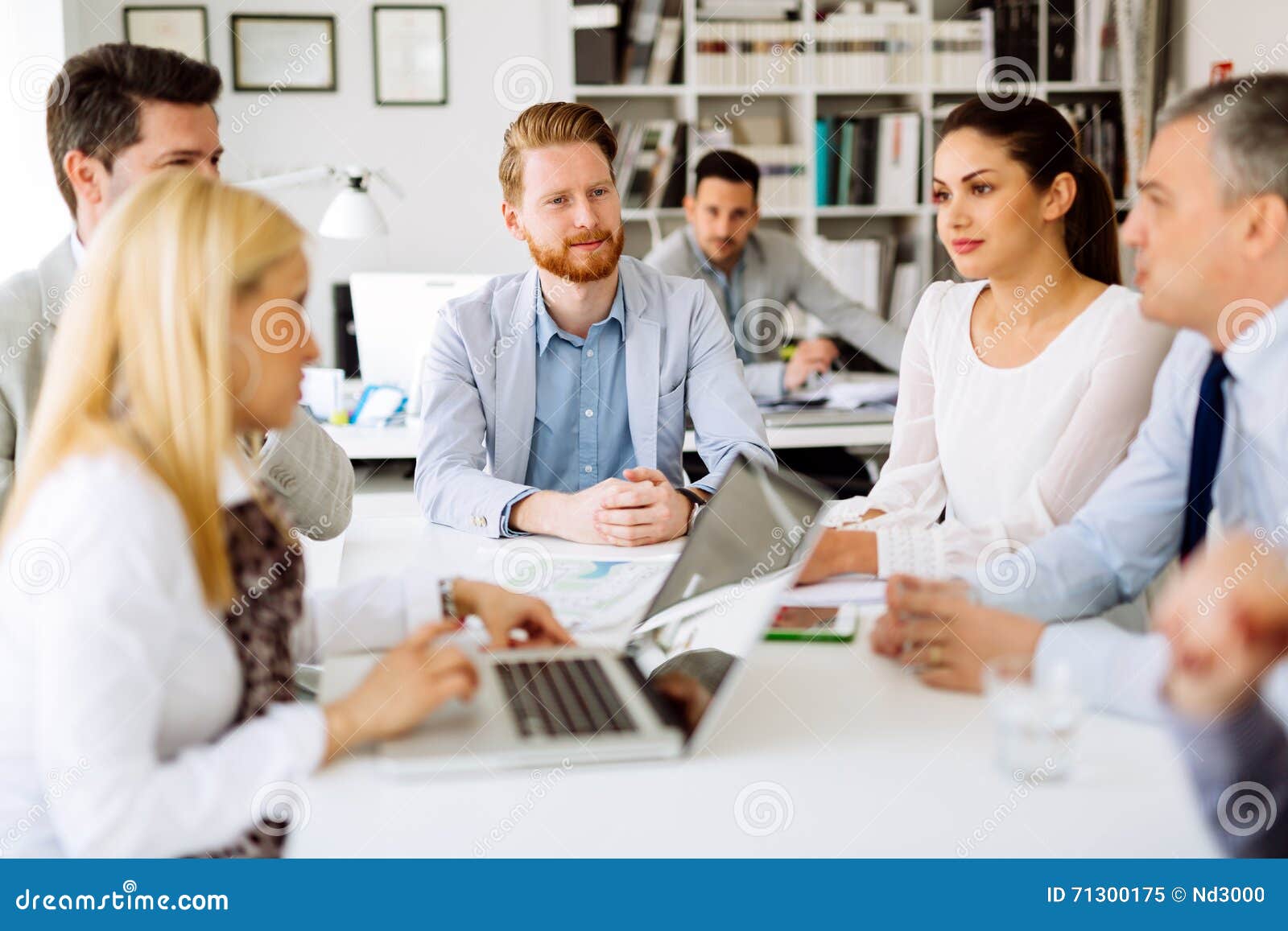 Business Meeting and Brainstorming Stock Image - Image of team ...