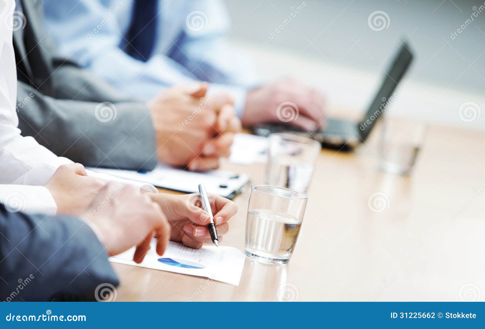 Business meeting stock photo. Image of business, defocused - 31225662