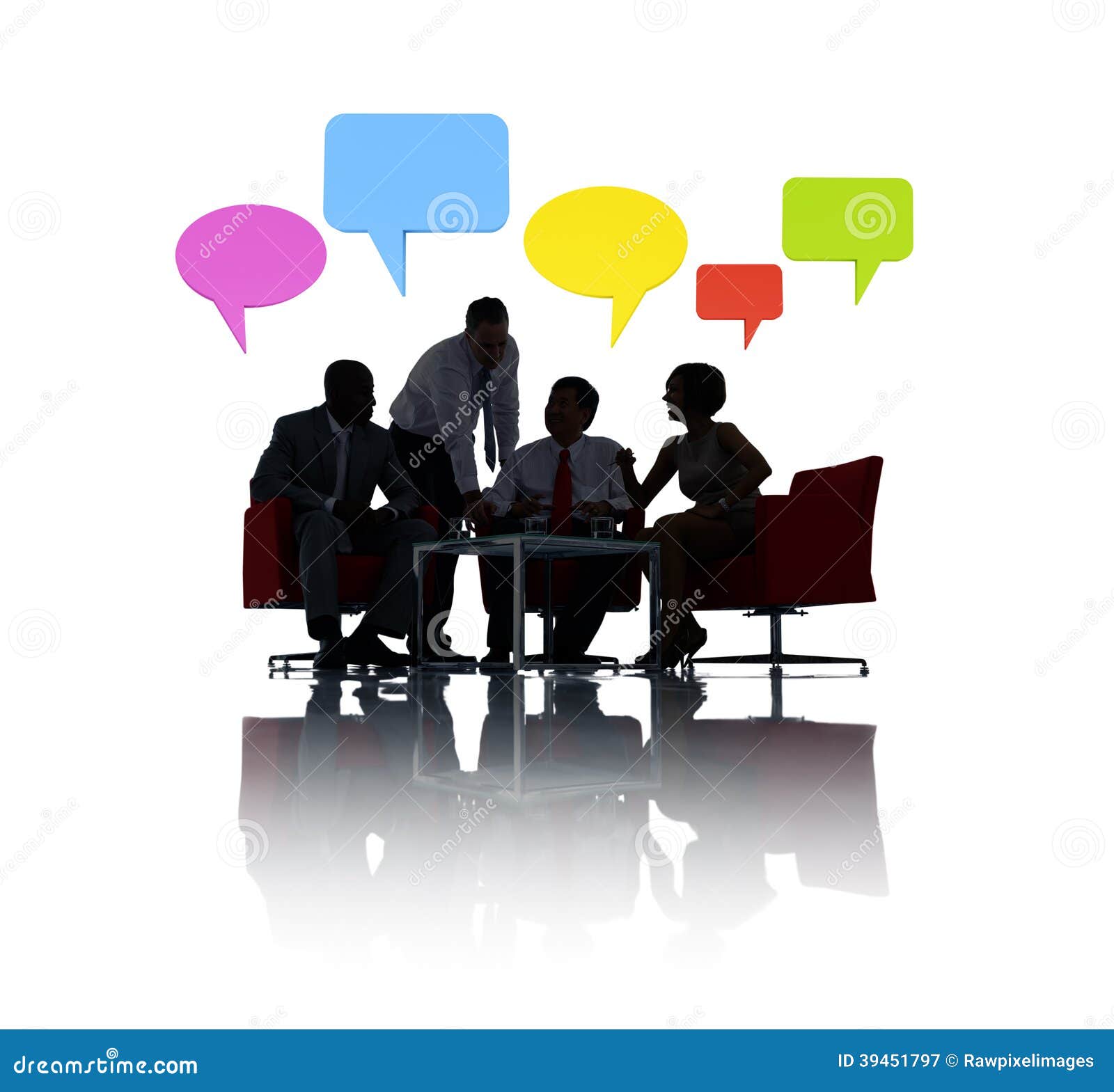 110 Business Meeting Colorful Speech Bubble Stock Photos - Free ...