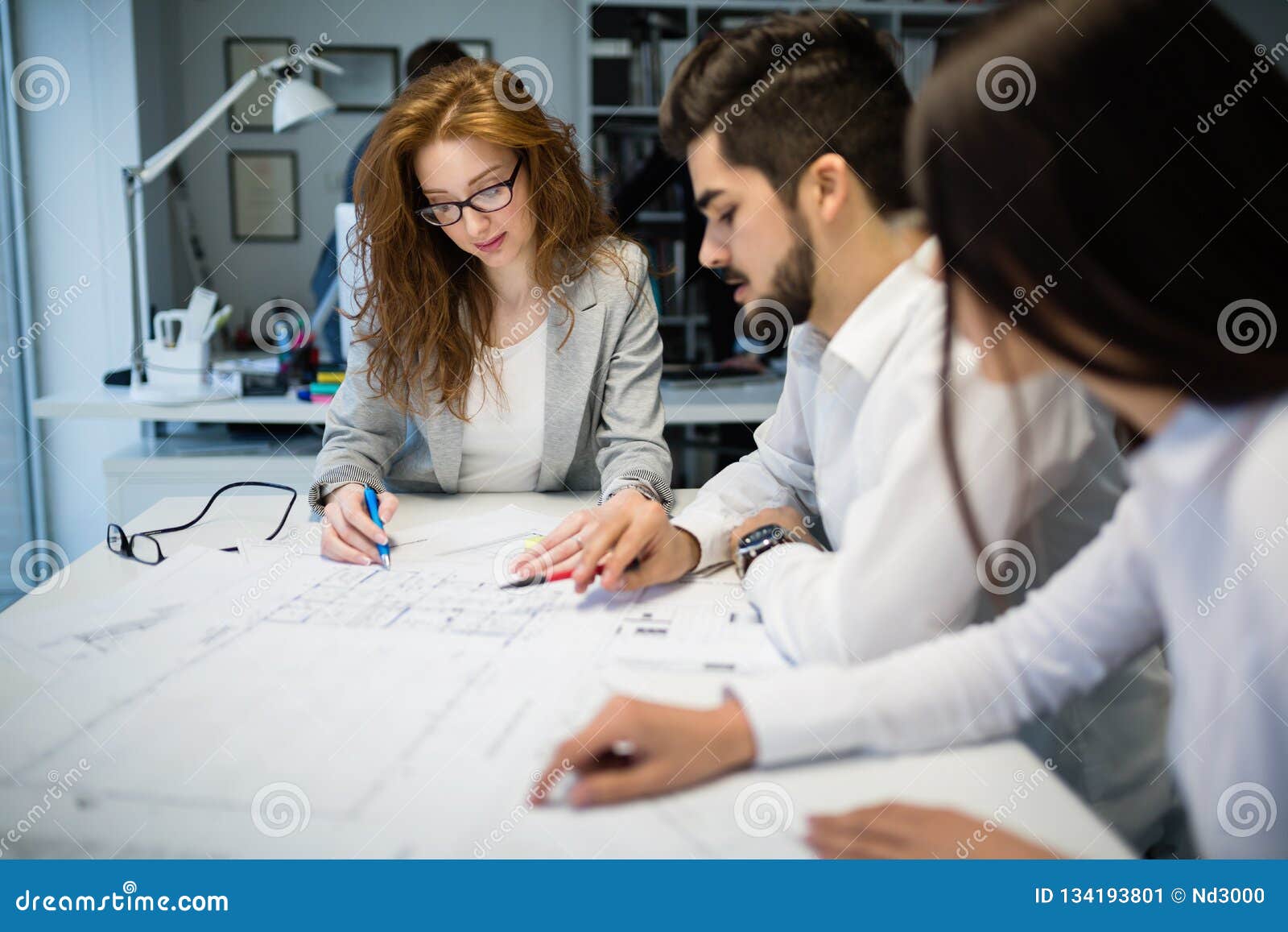 Business Meeting and Teamwork by Business People Stock Image - Image of ...
