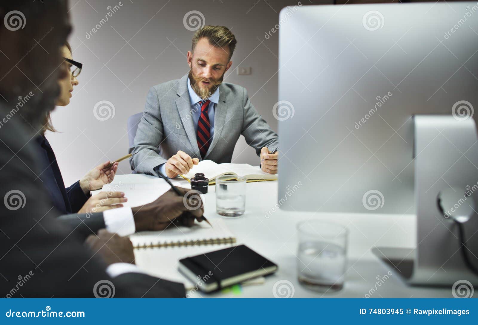 Business Meeting Discussion Conference Planning Concept Stock Image ...