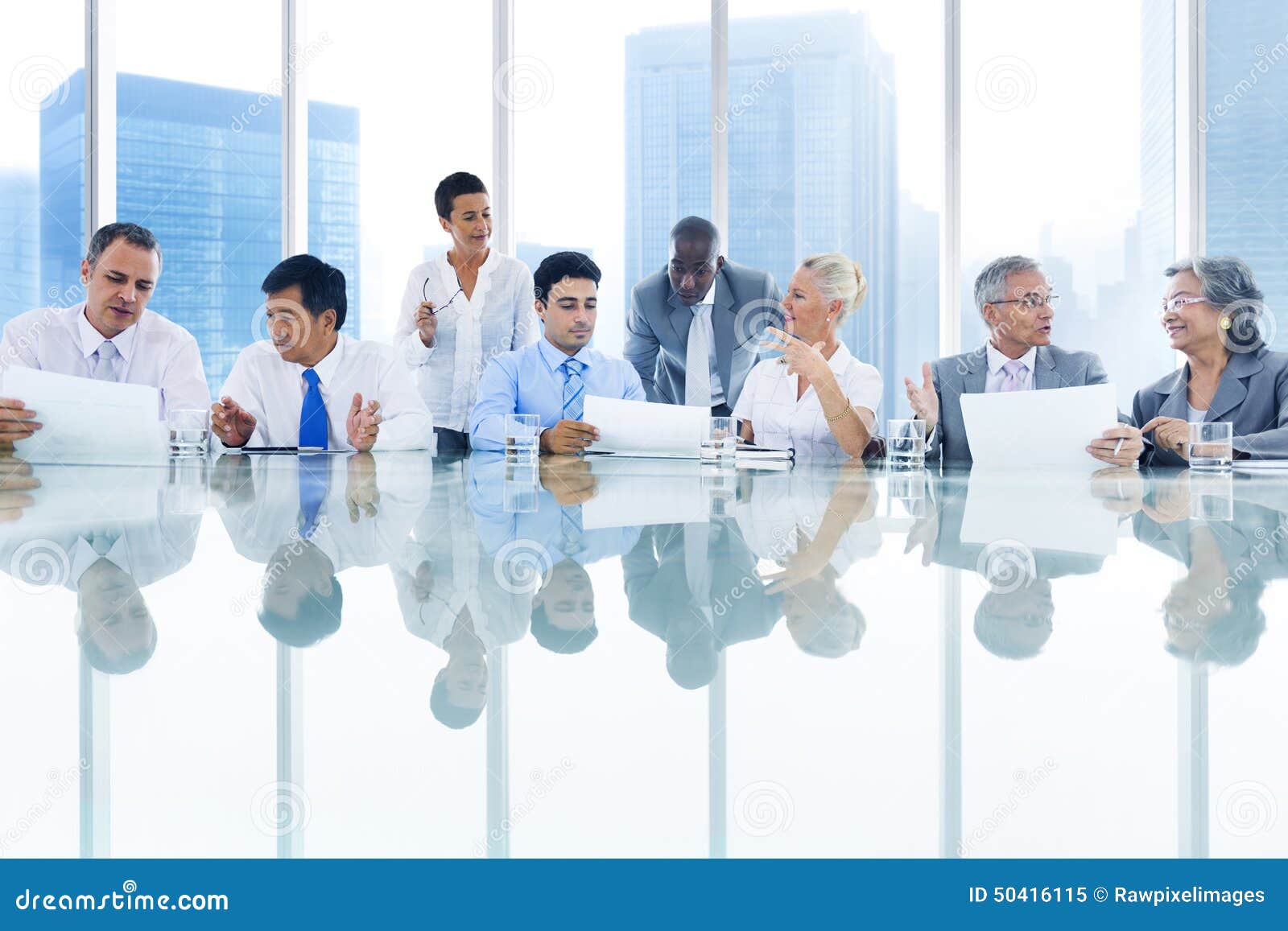 Business Meeting Discussion Decision Concept Stock Image - Image of ...