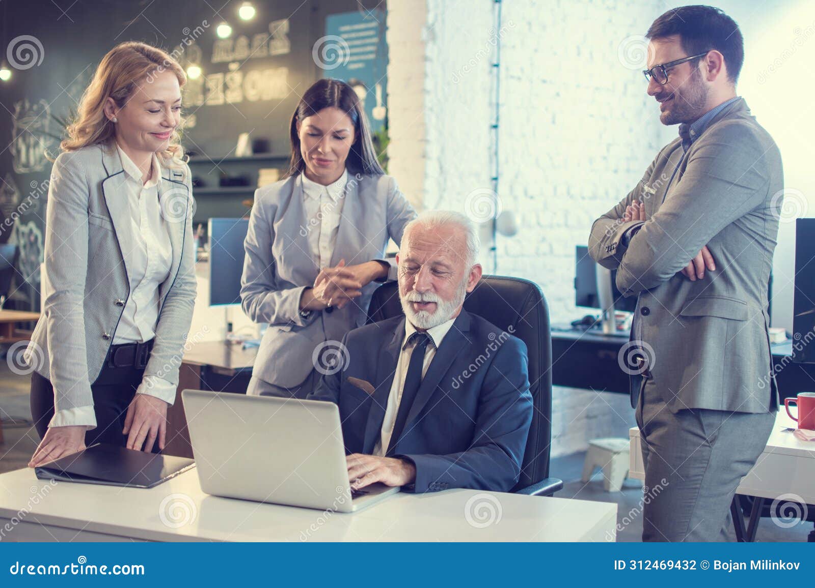 Business Meeting of Diverse People Around the Table Stock Photo - Image ...