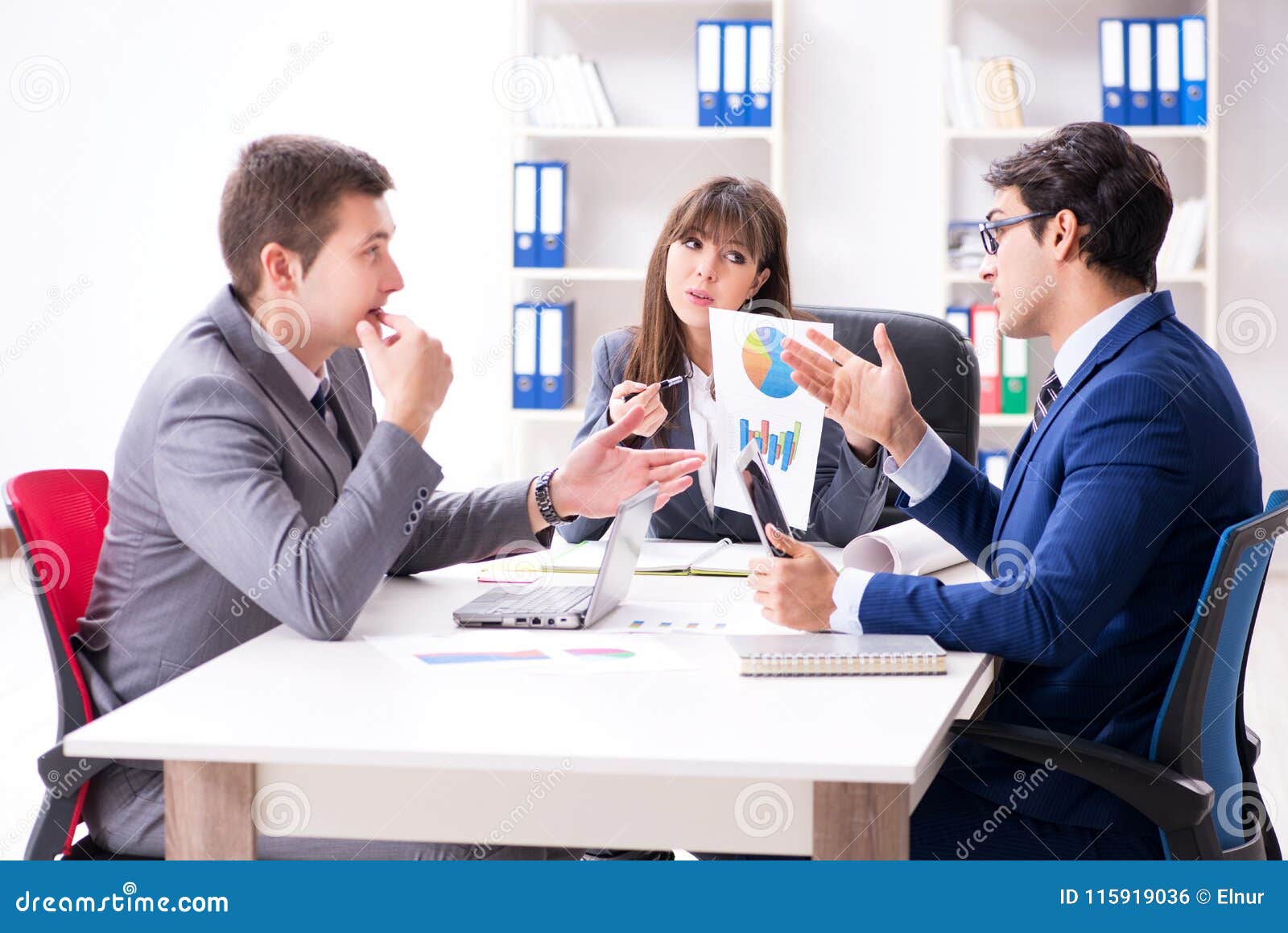 The Business Meeting with Employees in the Office Stock Photo - Image ...