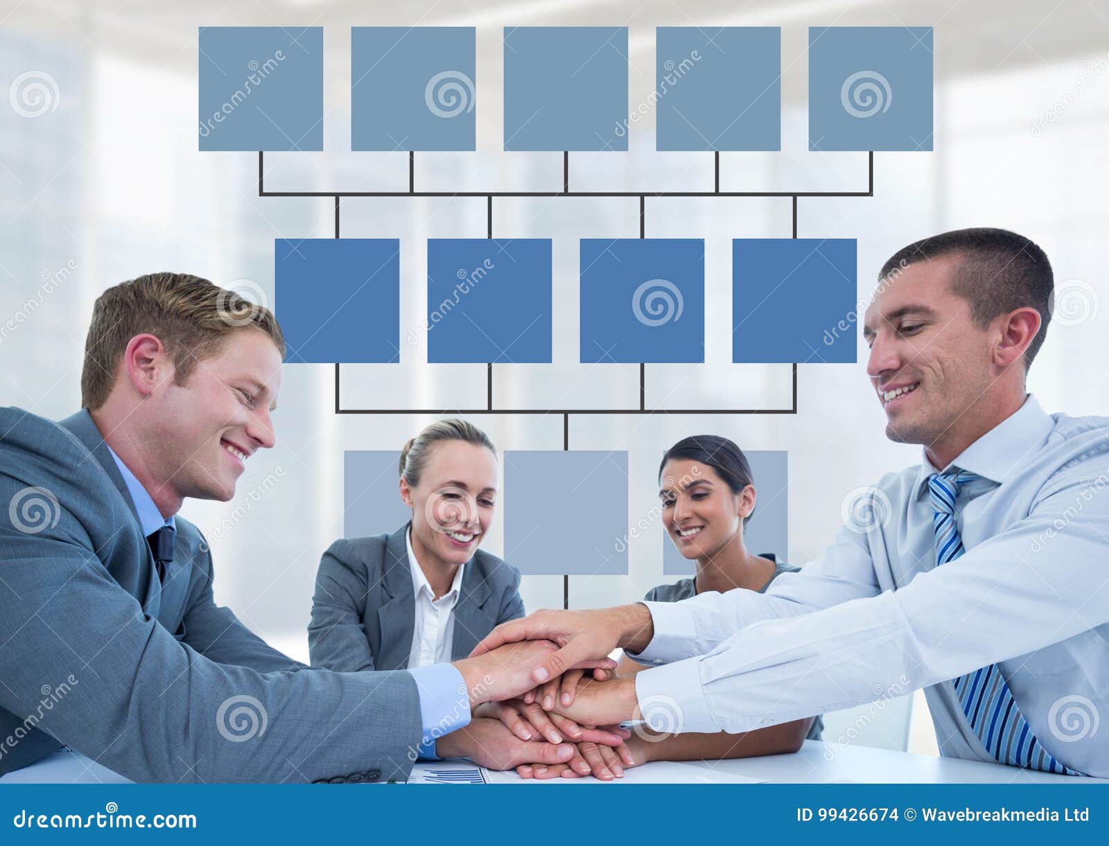 Business Meeting with Mind Map Stock Photo - Image of architecture ...
