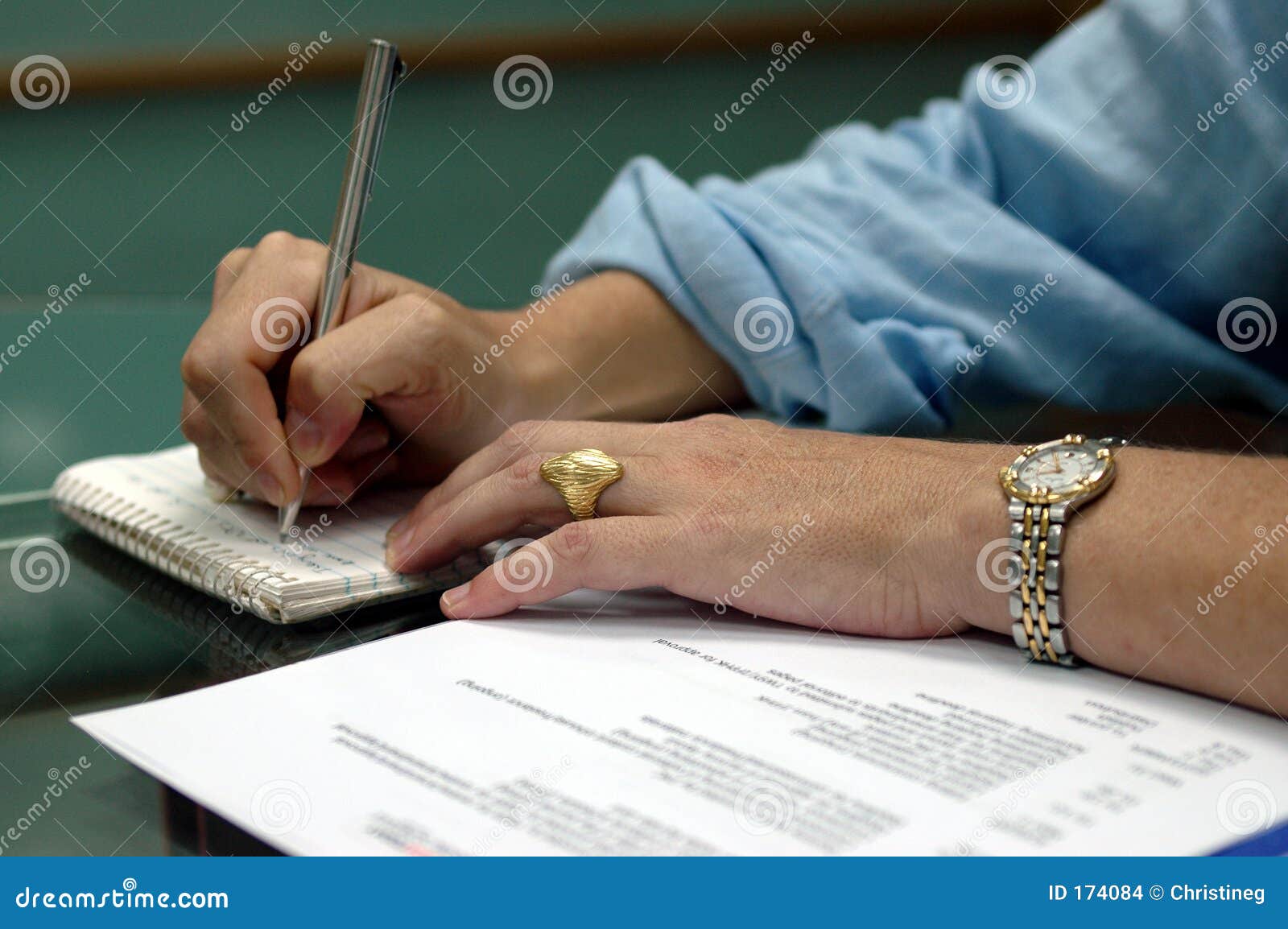 Business meeting notes stock photo. Image of resources - 174084