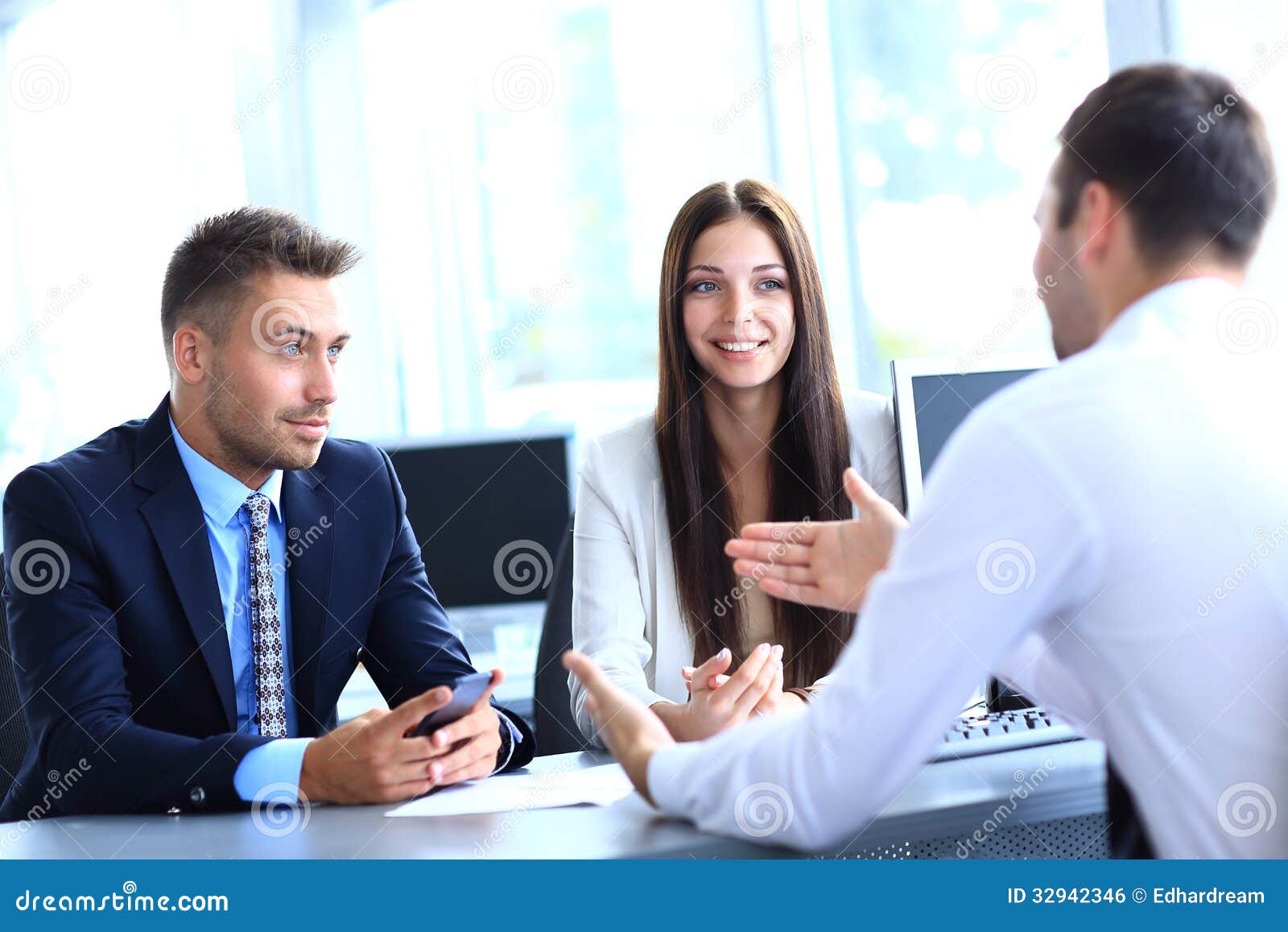 Business meeting stock photo. Image of business, businessman - 32942346