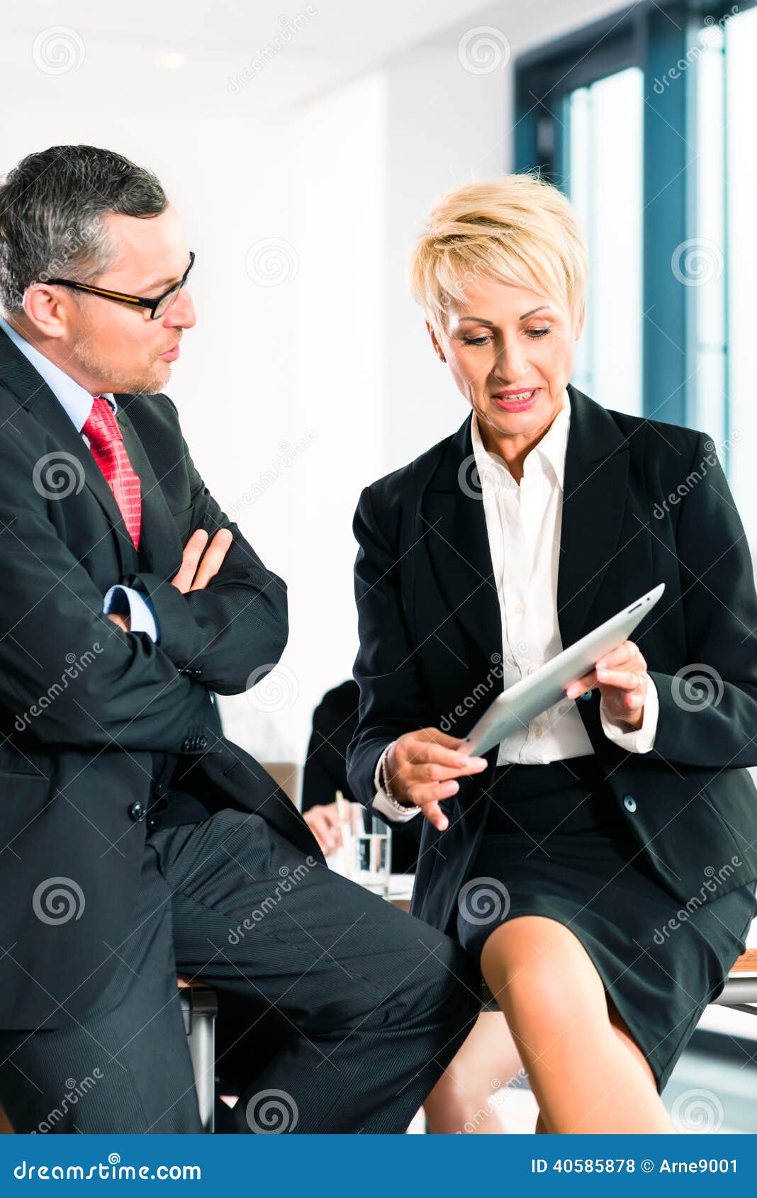 Business - Meeting in Office, Senior Managers Stock Photo - Image of ...