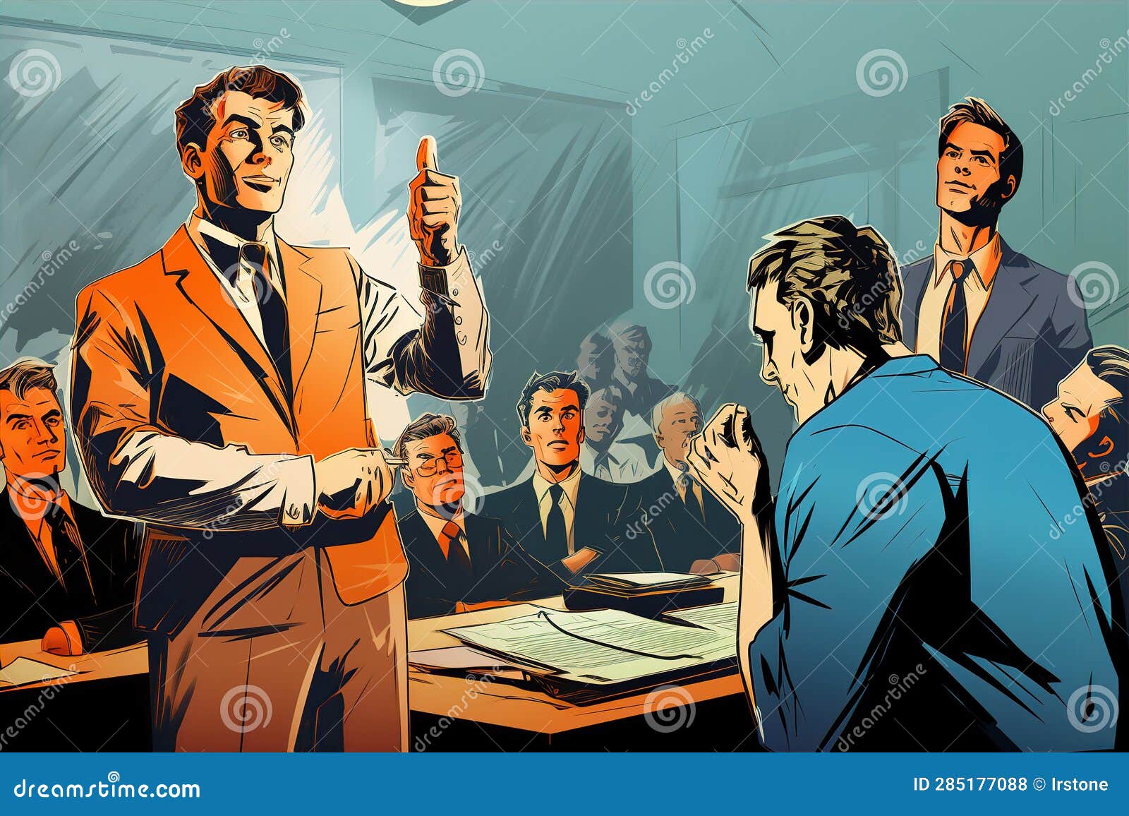 Business Meeting, People Collaborating on a Project, Working with ...