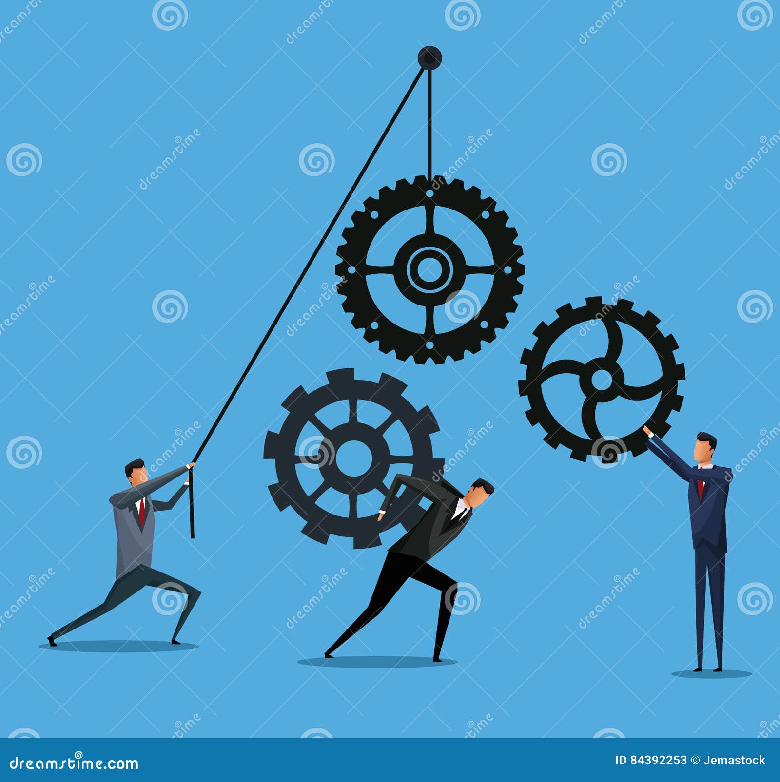 Men Collaboration Stock Illustrations – 6,591 Men Collaboration Stock ...